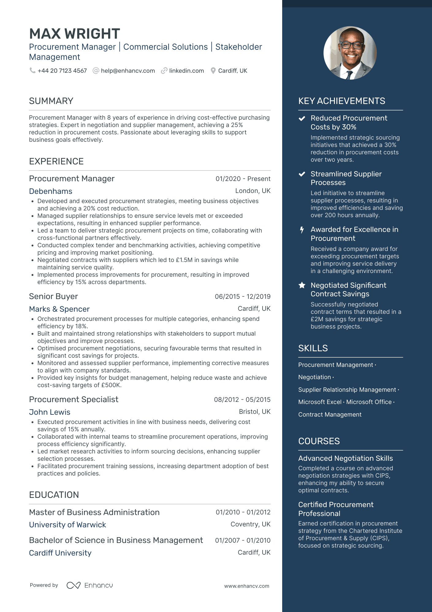 Retail Manager CV Examples & Guide for 2026