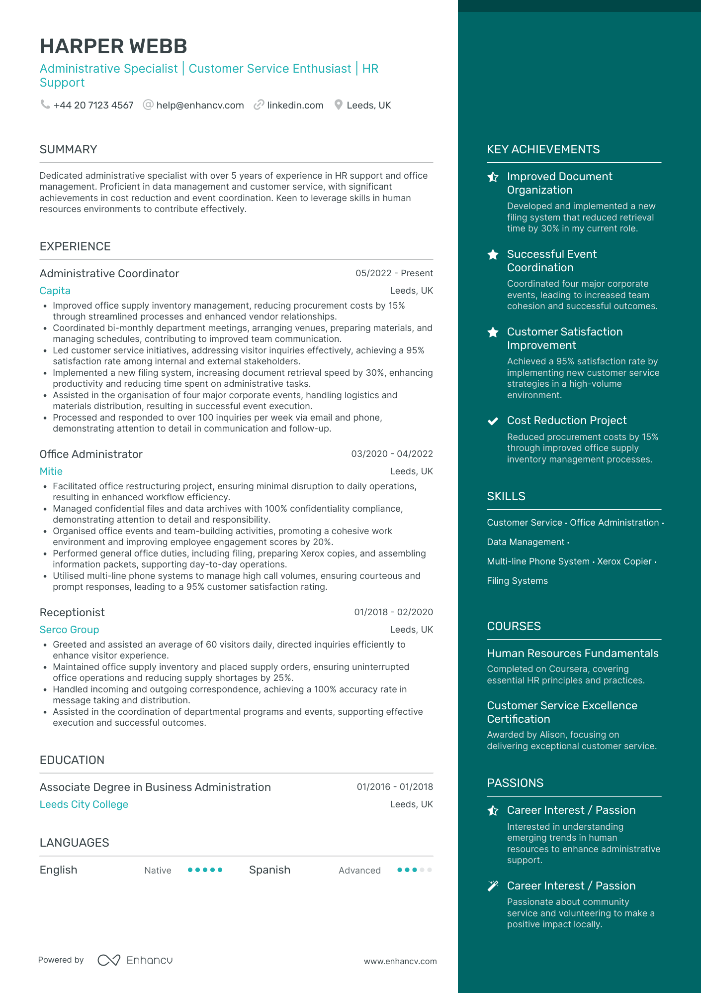 Office Assistant CV Examples & Guide for 2026