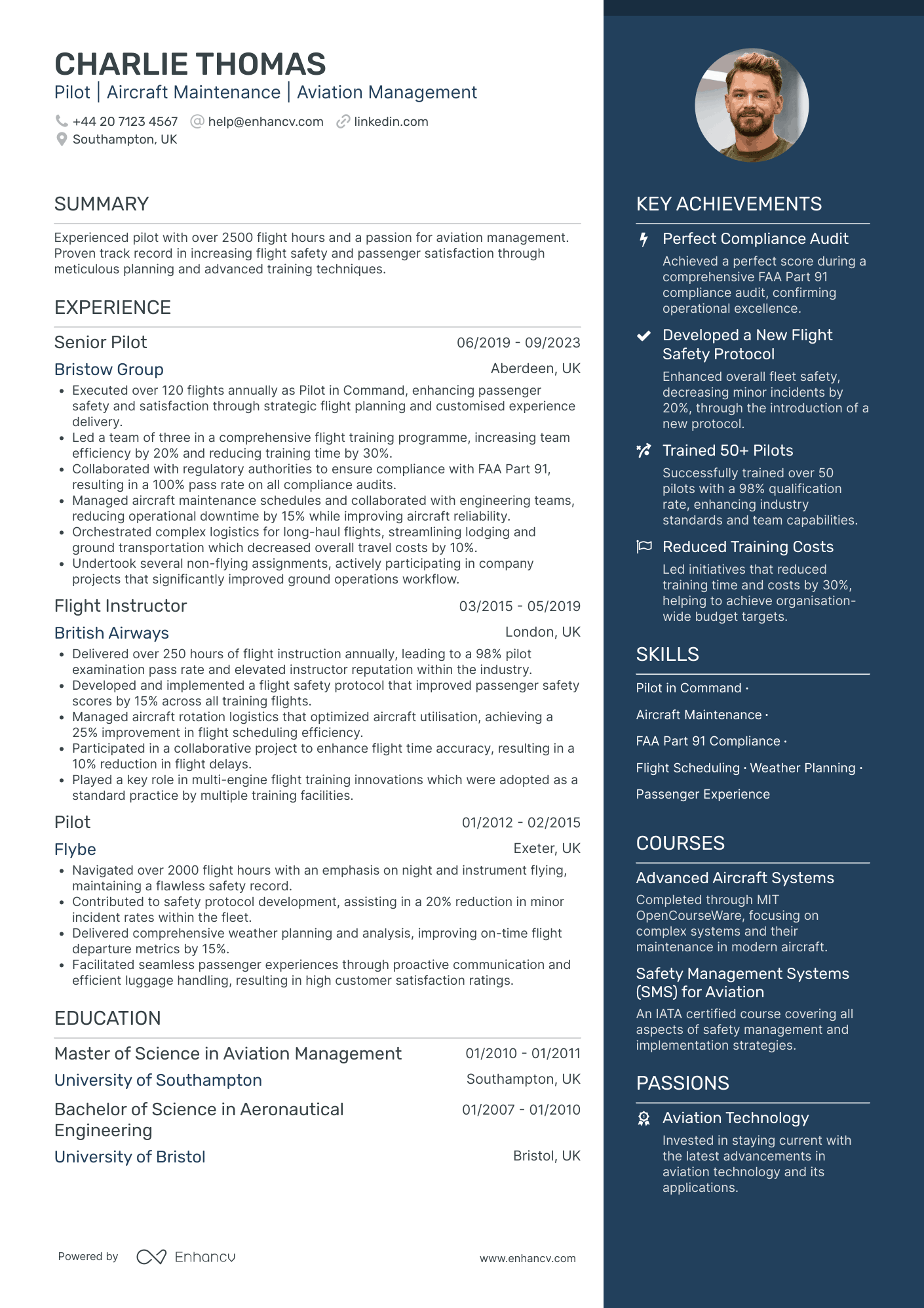 Airline Pilot CV Examples & Guide for 2026