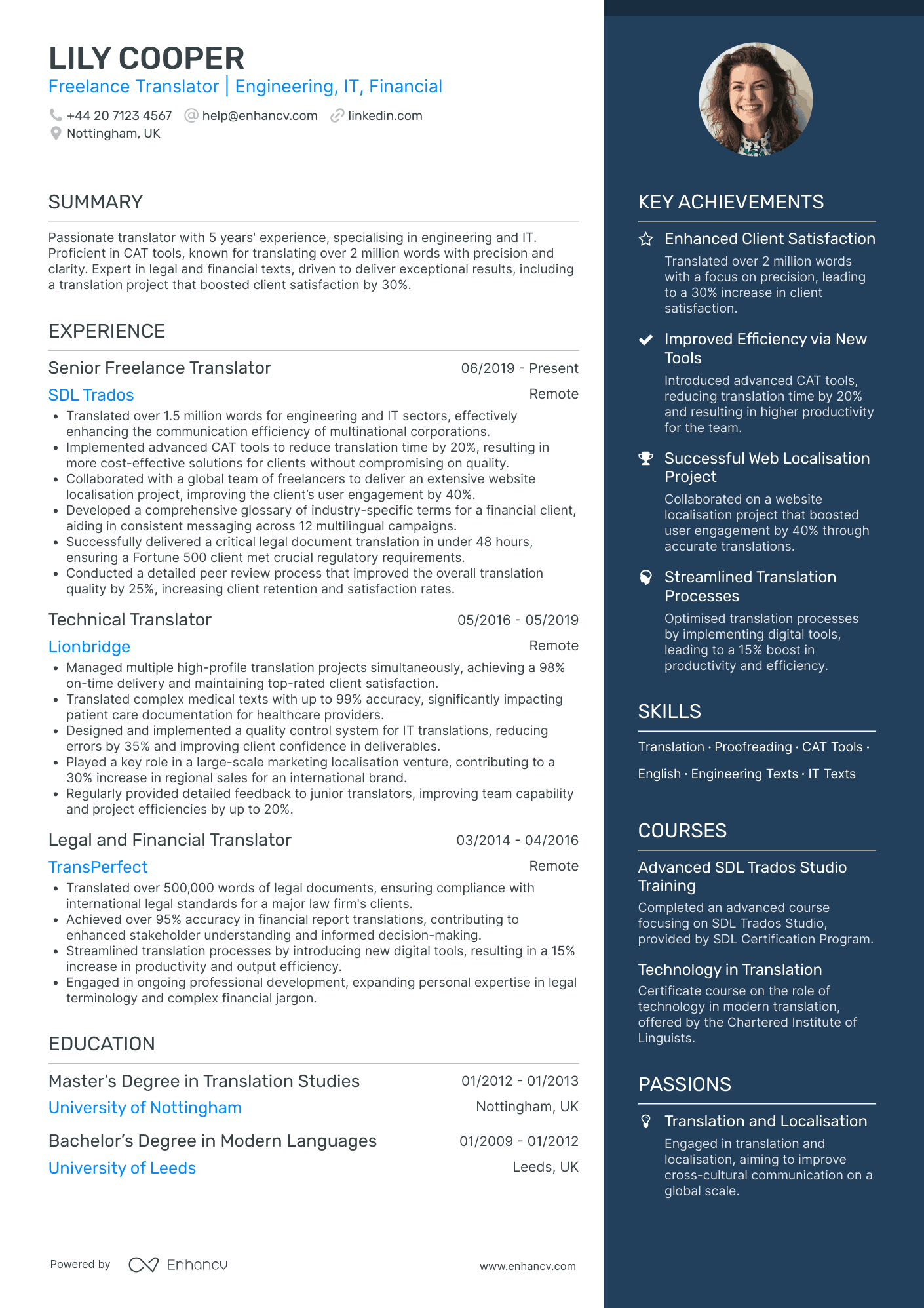 Freelancer CV Examples & Guide for 2025