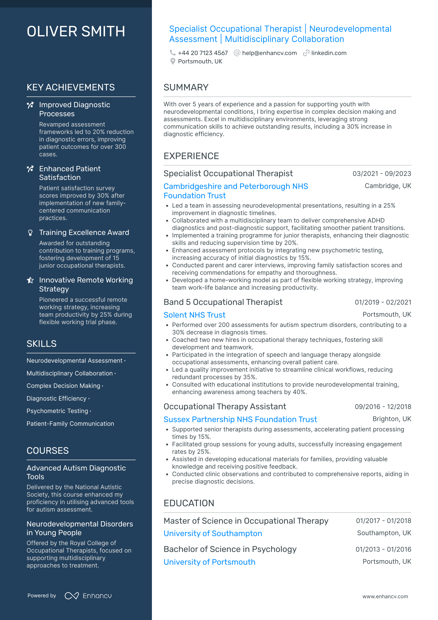 Psychologist CV Examples & Guide for 2026