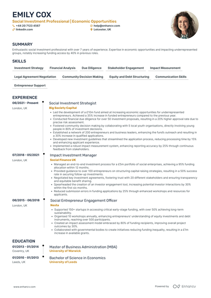 Investment Banking CV Examples & Guide for 2026
