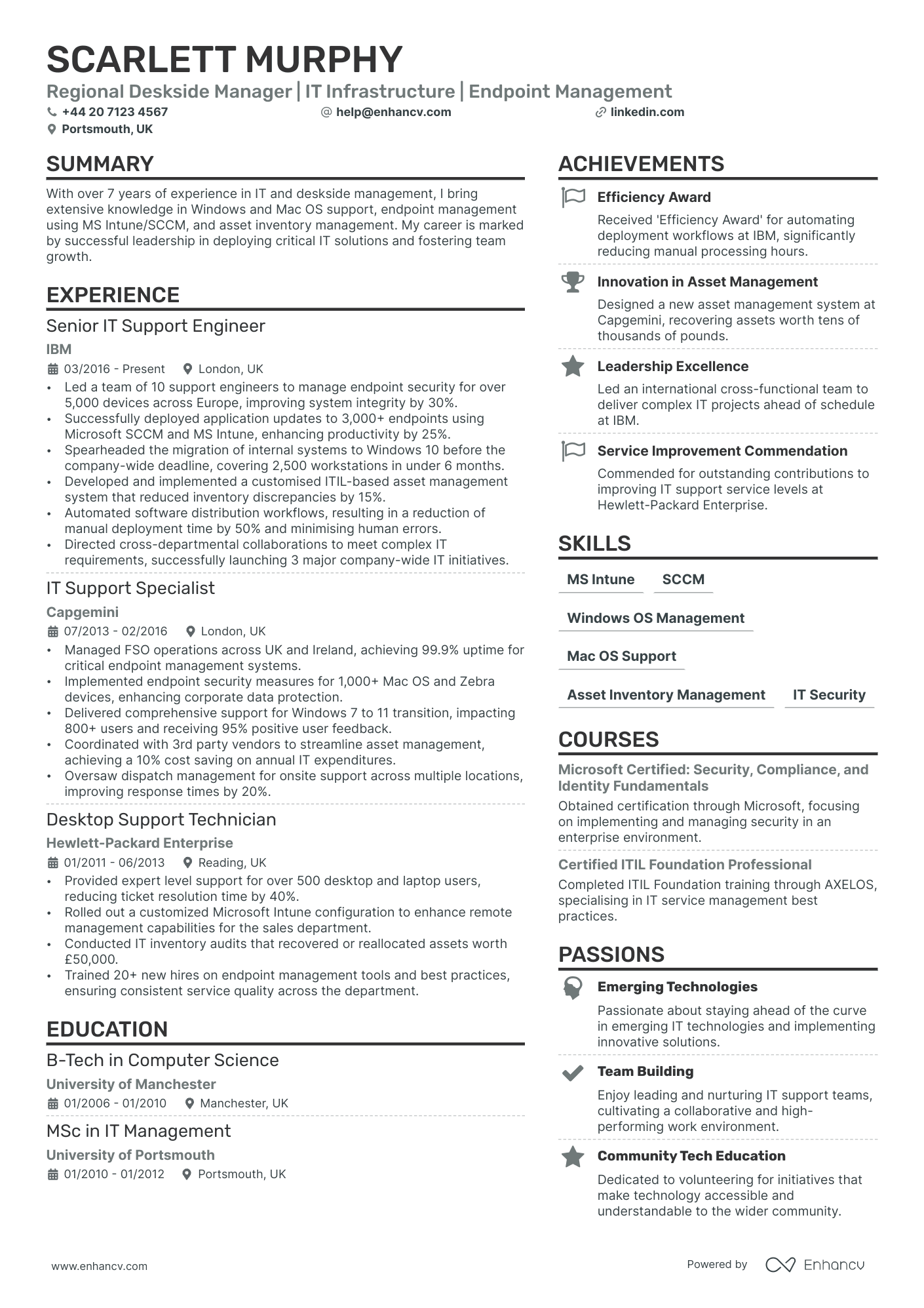 Consultant CV Examples & Guide for 2024