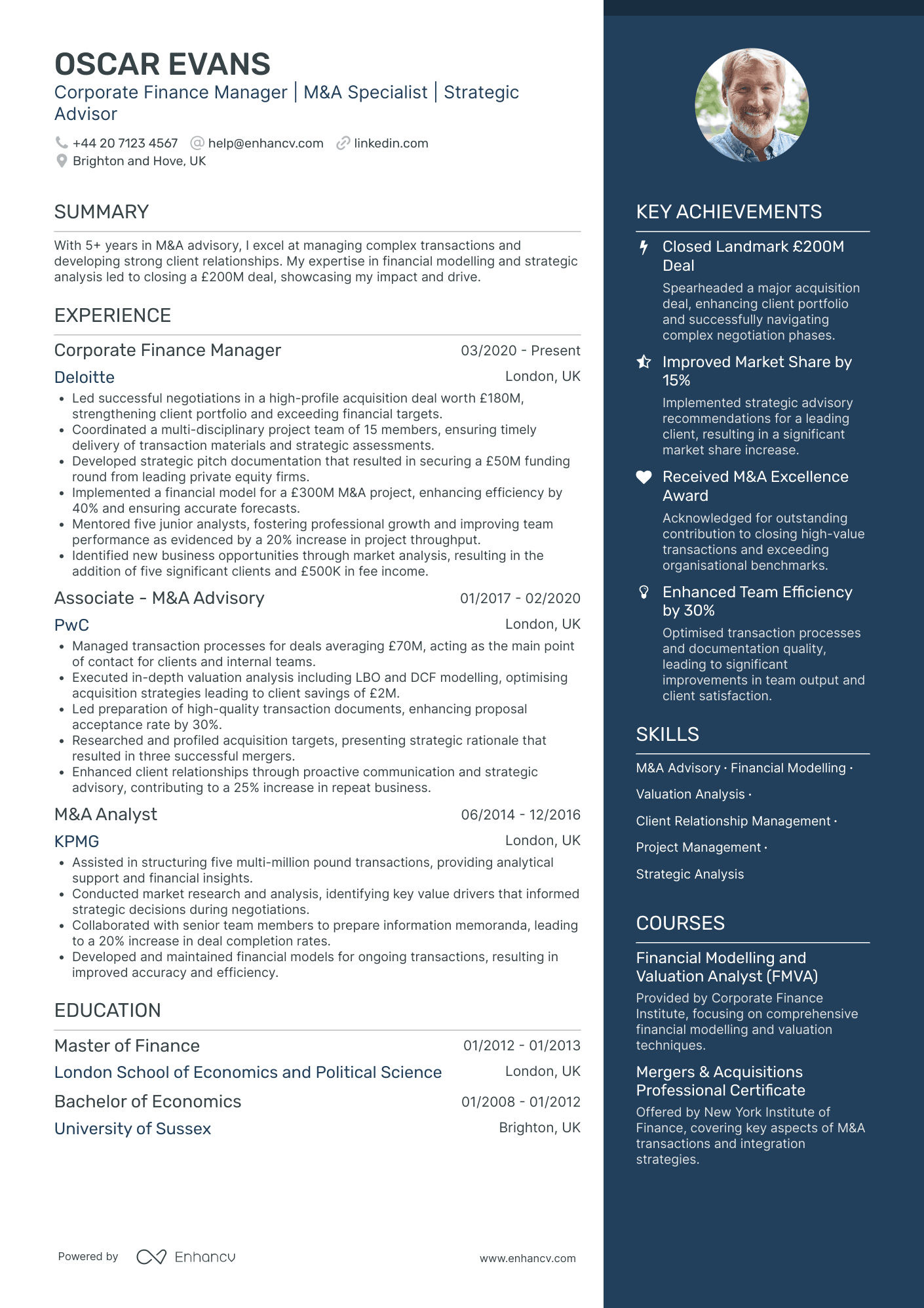 Private Equity CV Examples & Guide for 2026