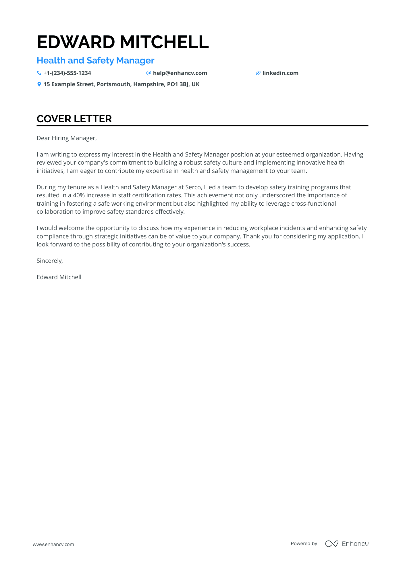 Risk Manager Cover Letter Examples & Guide for 2026