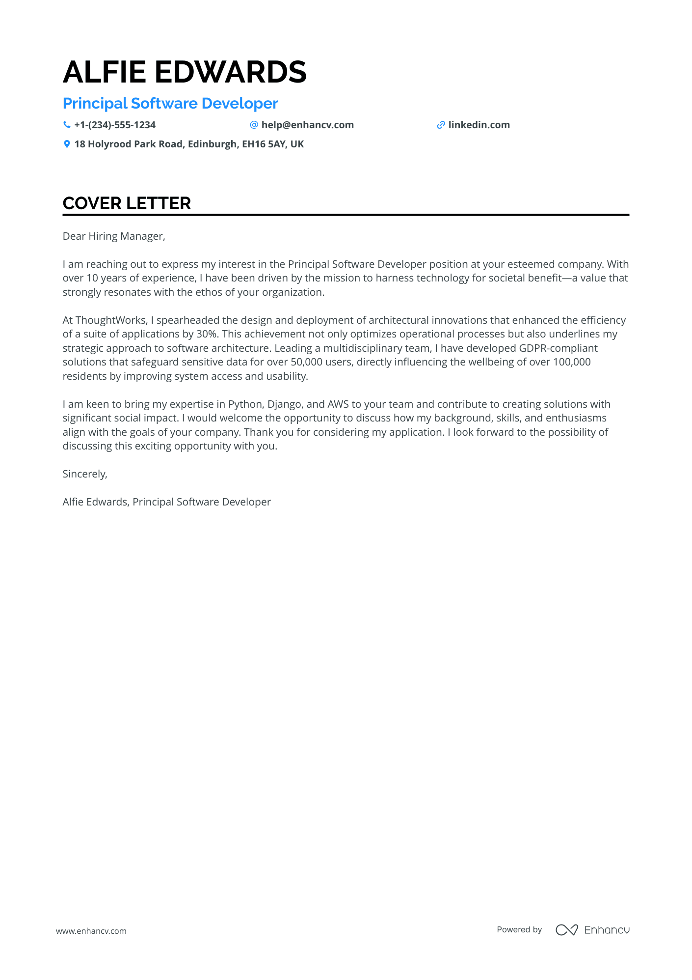 Software Developer Cover Letter Examples & Guide for 2025