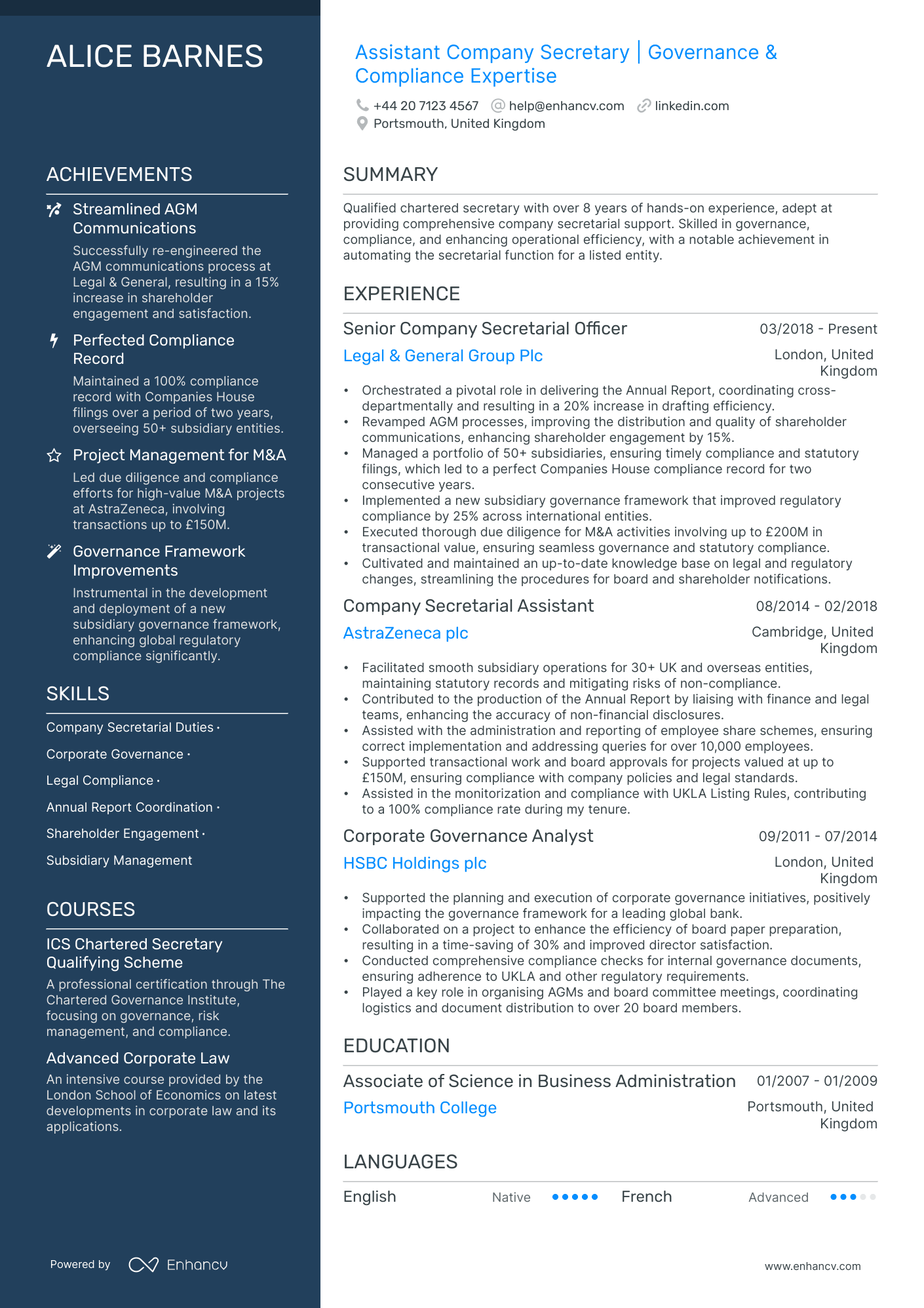 Secretary CV Examples & Guide for 2025