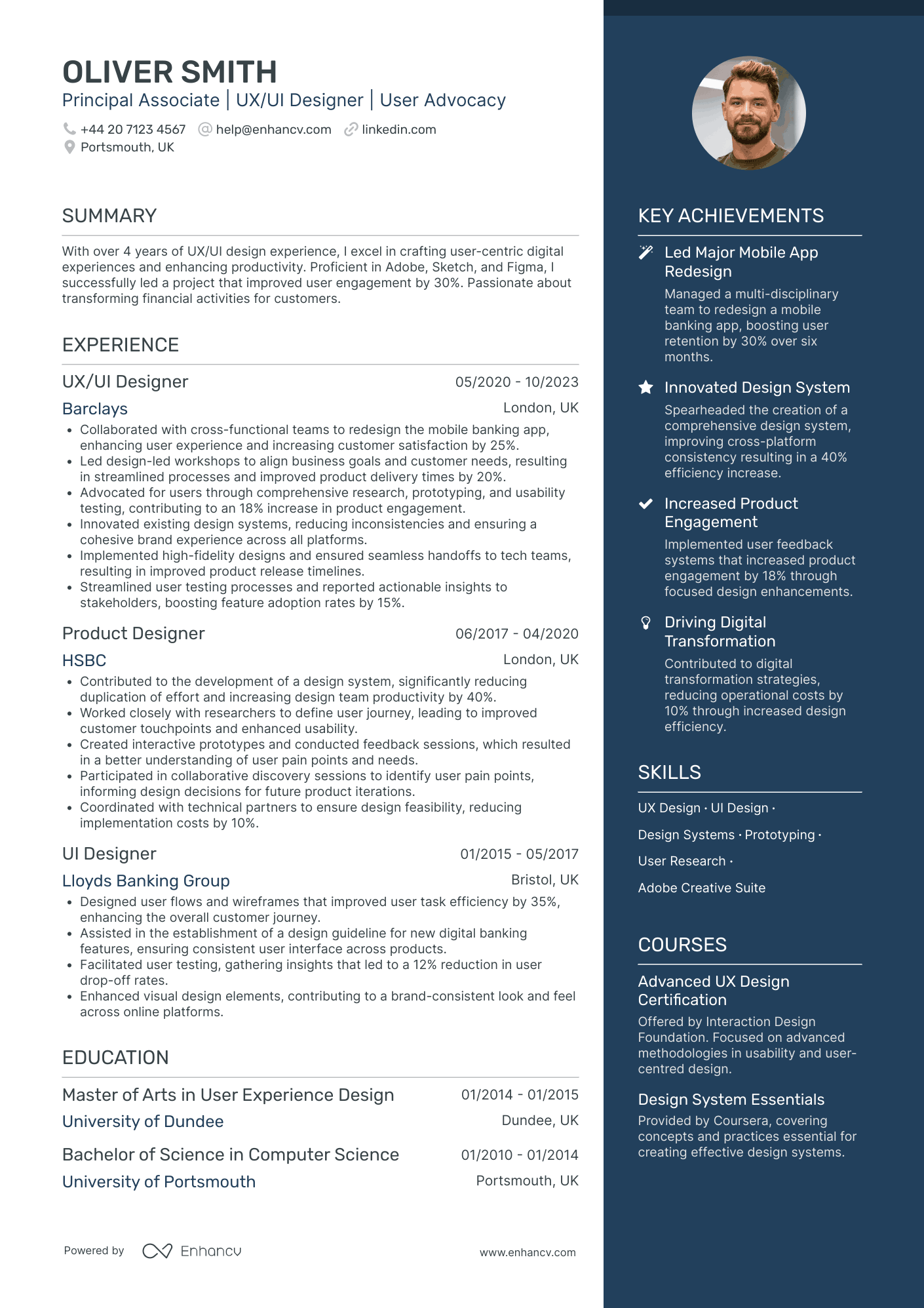 UI Designer CV Examples & Guide for 2025