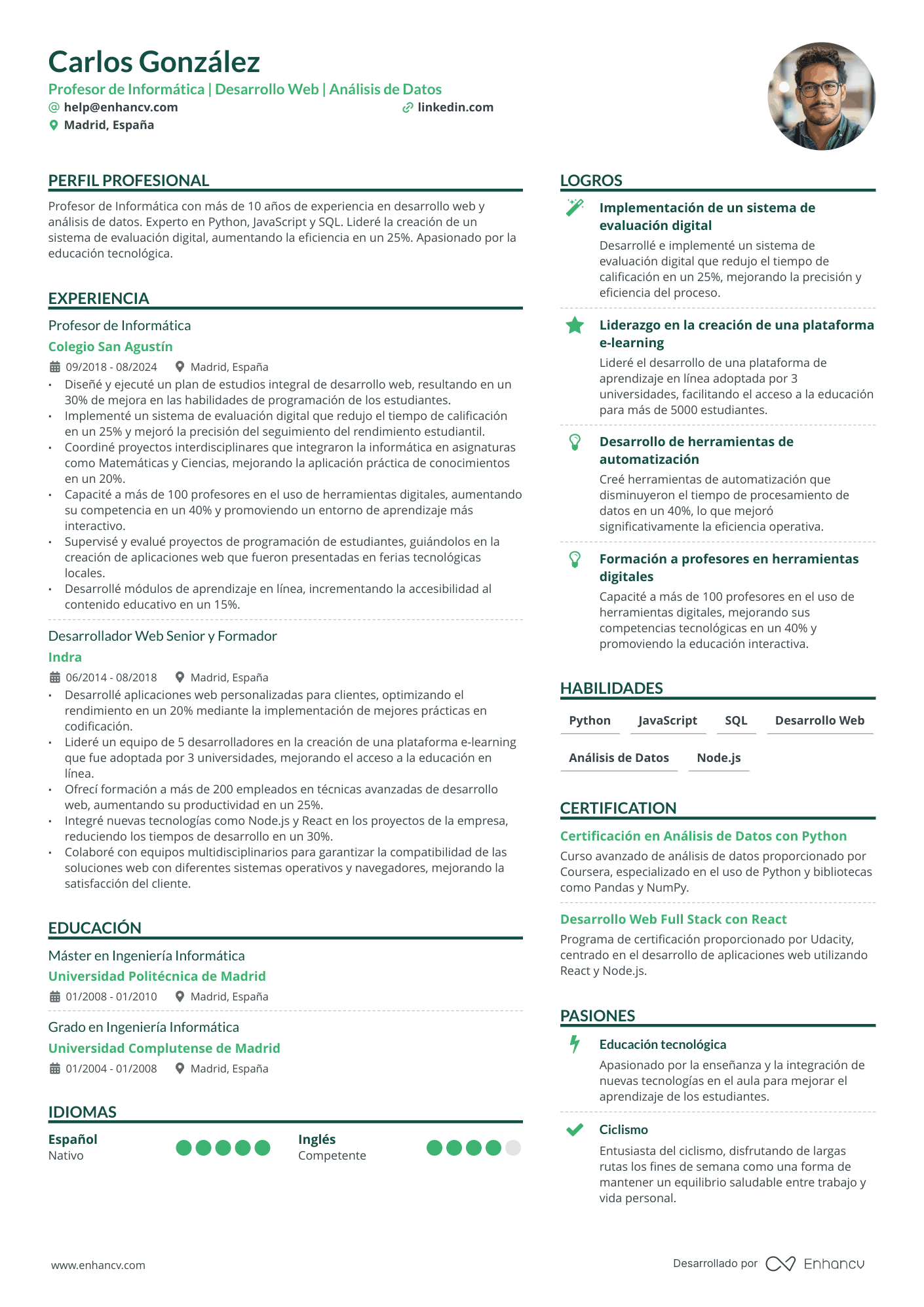 CV Informática: Ejemplos Más Populares y Consejos Clave