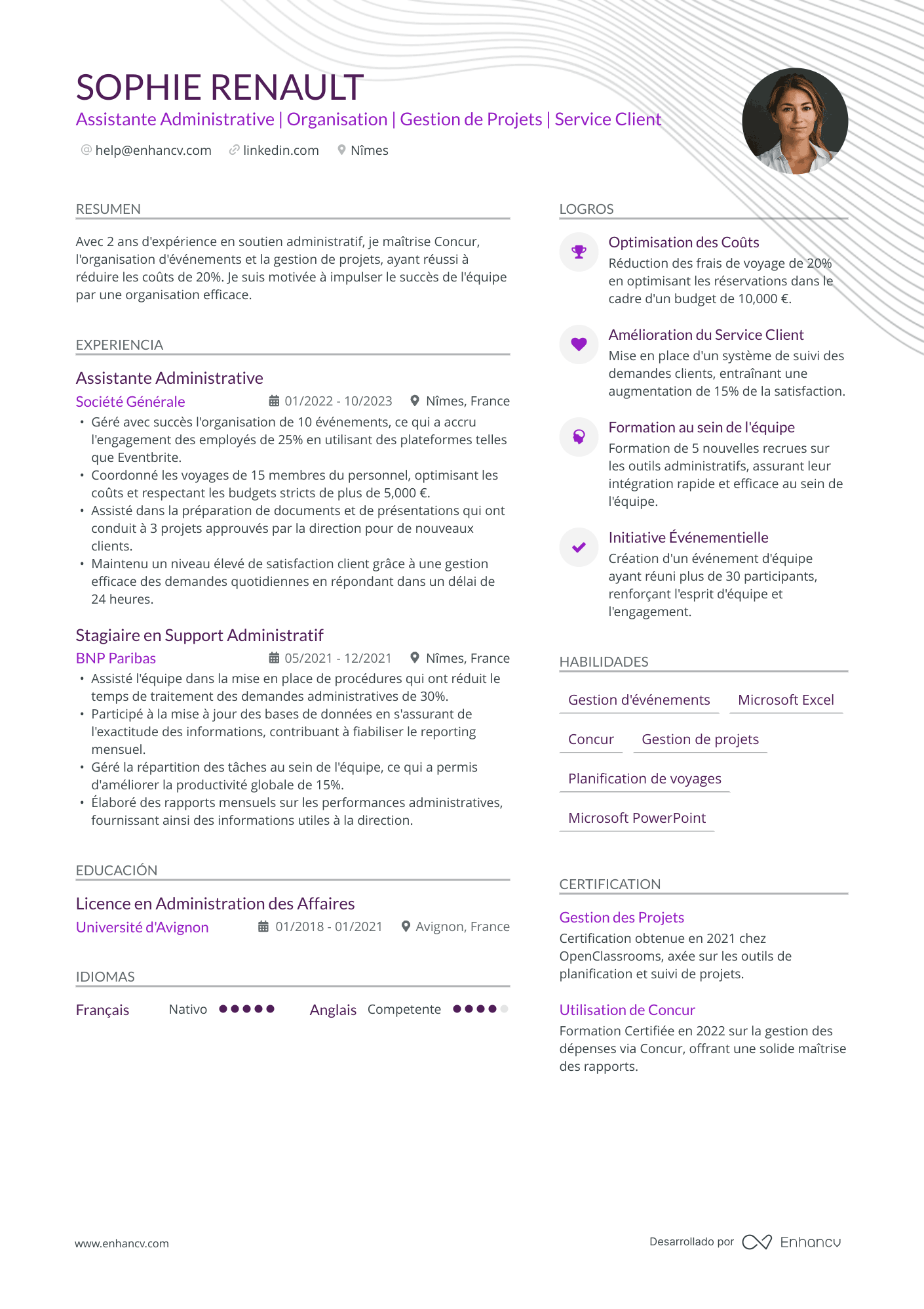 CV Assistant Administratif | Modèles et Astuces pour Briller