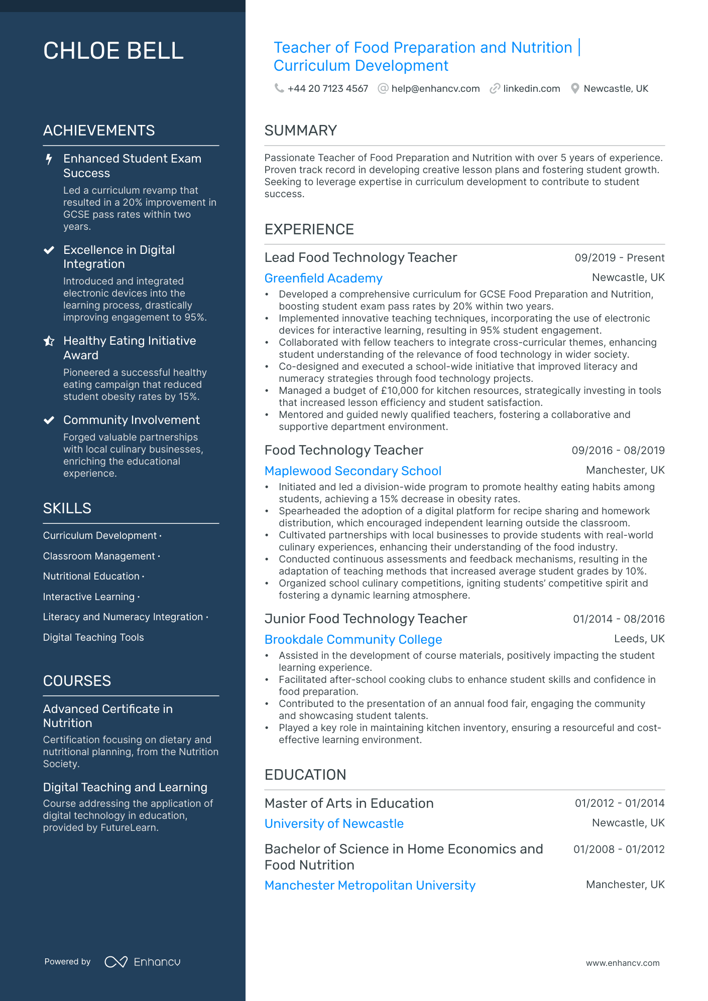 Teacher CV Examples & Guide for 2025