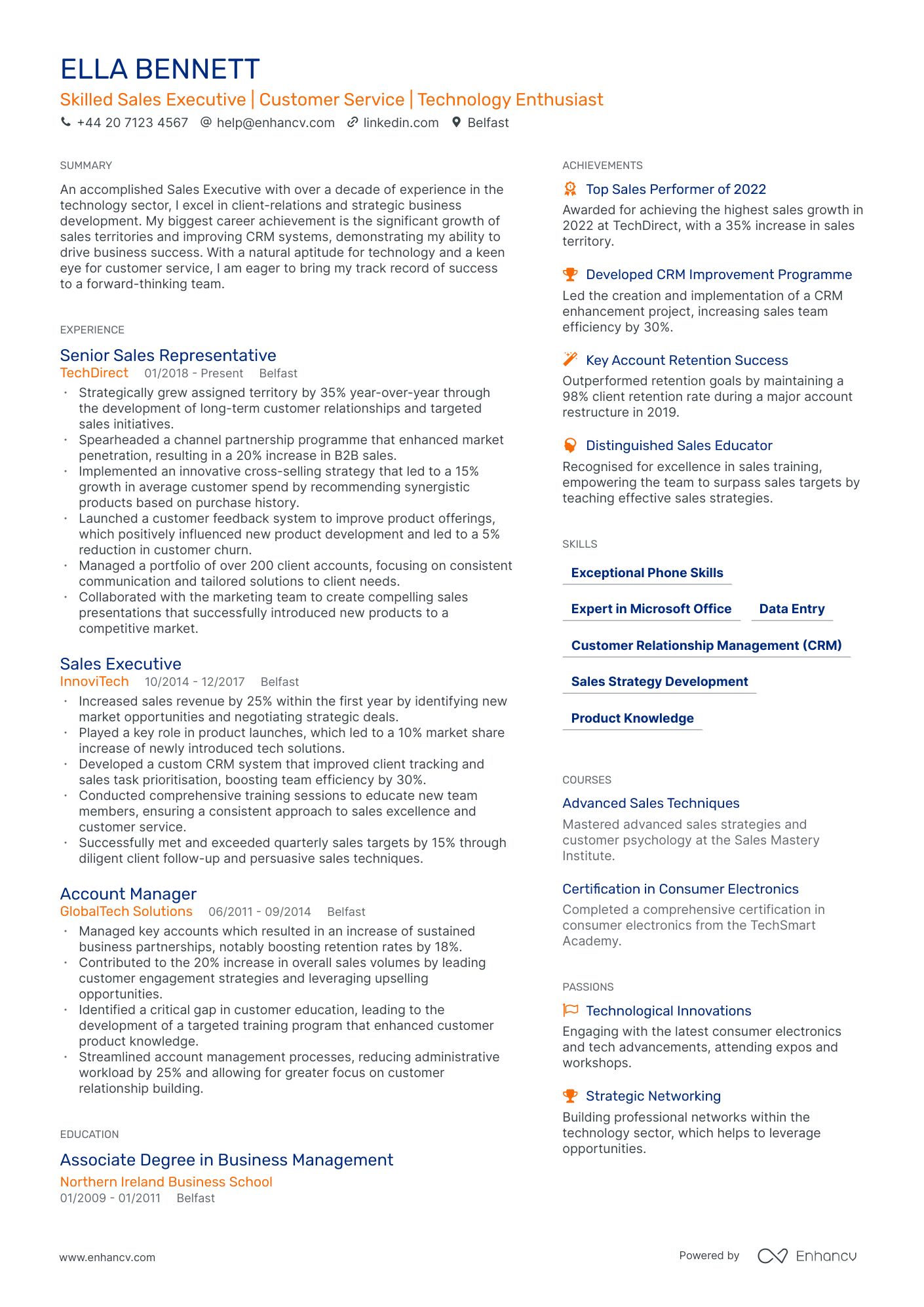 Tech Sales CV Examples & Guide for 2025