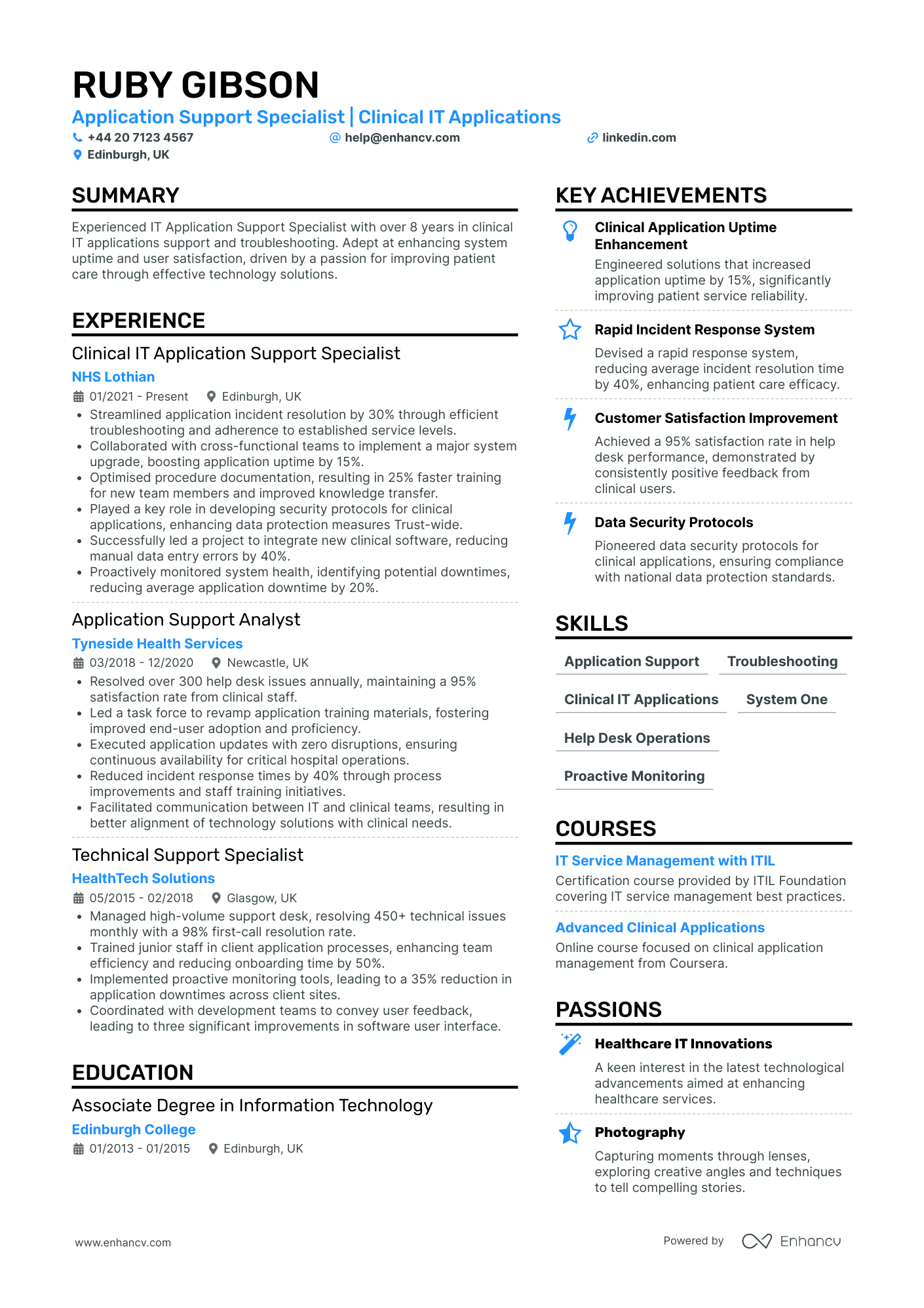 IT CV Examples & Guide for 2026