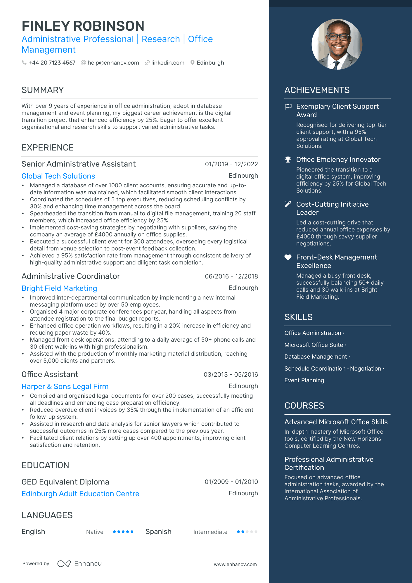Office Assistant CV Examples & Guide for 2025