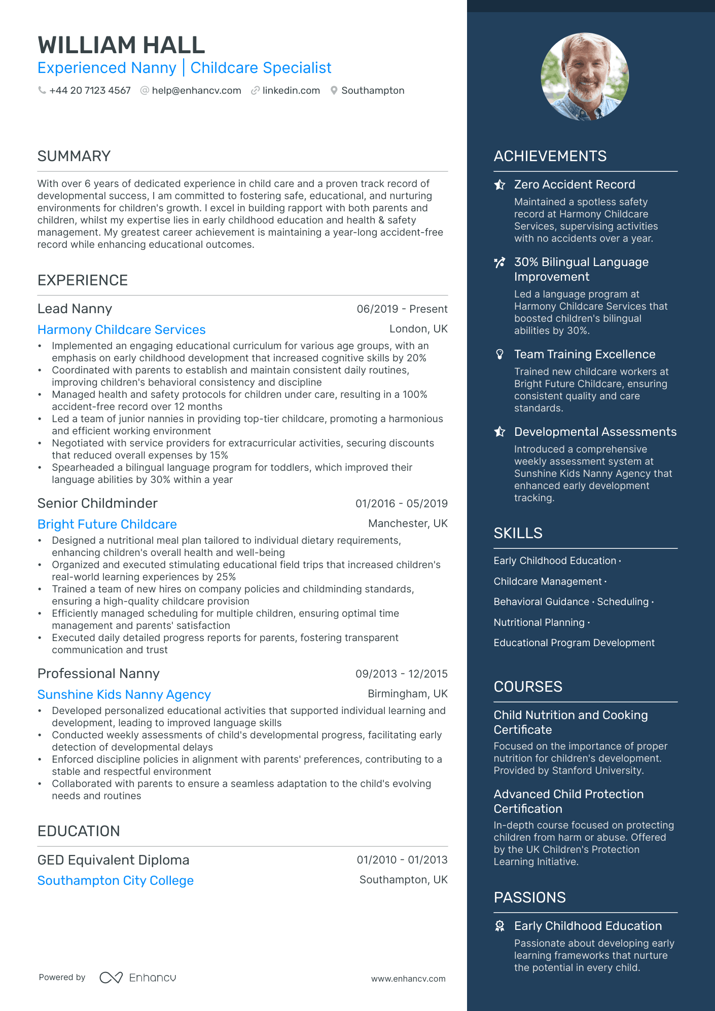 Nanny CV Examples & Guide for 2025