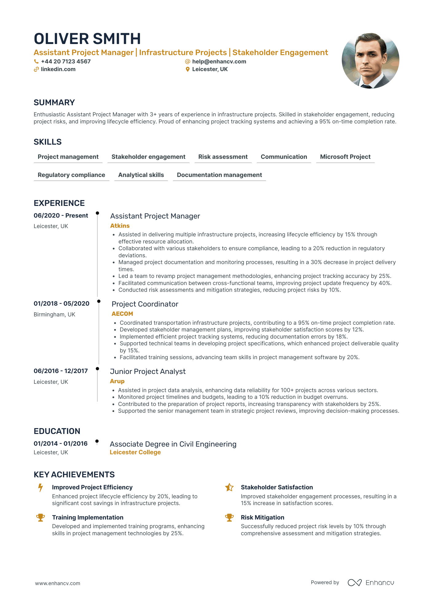 Assistant Project Manager CV Examples & Guide for 2026