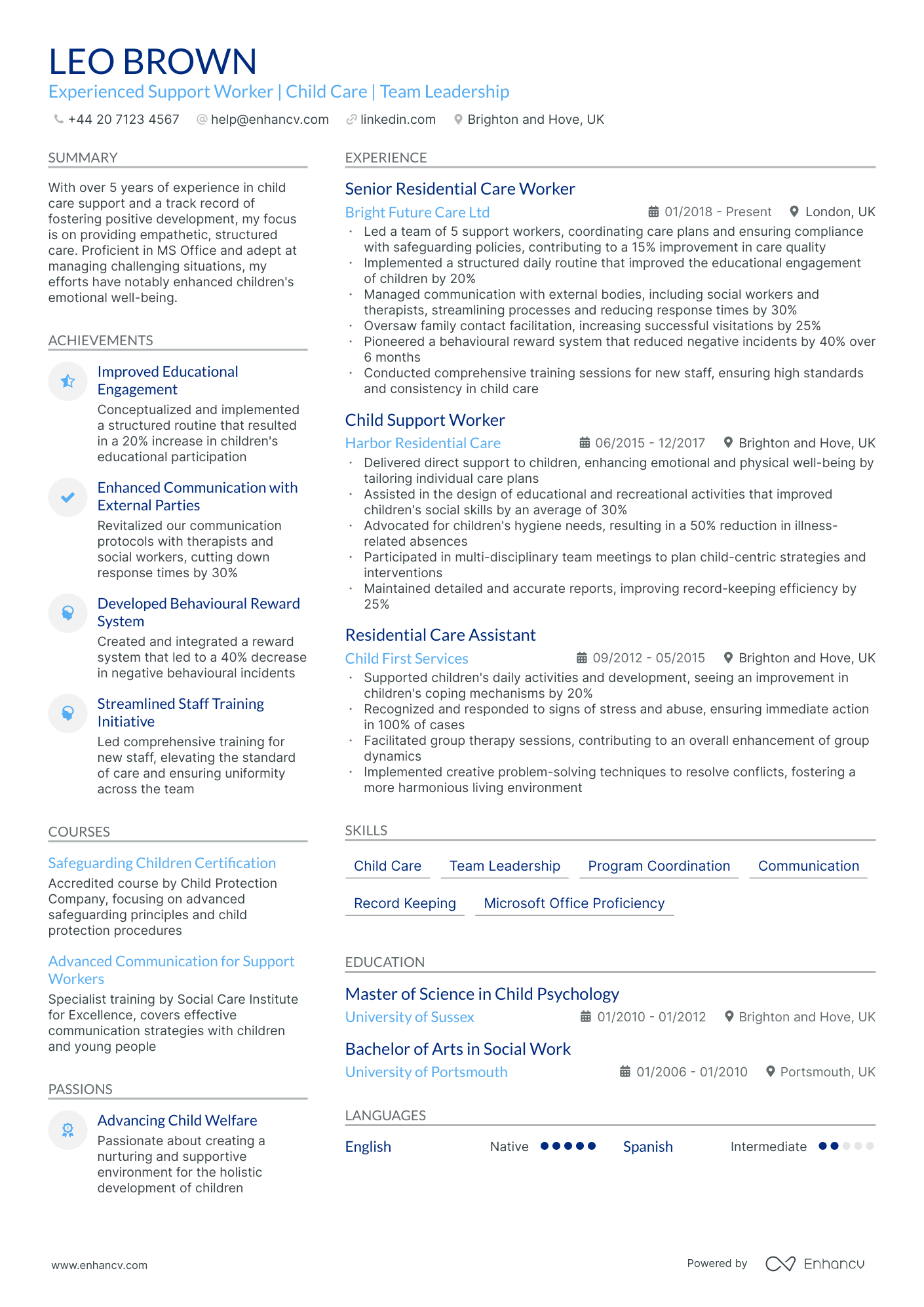 Support Worker CV Examples & Guide for 2025