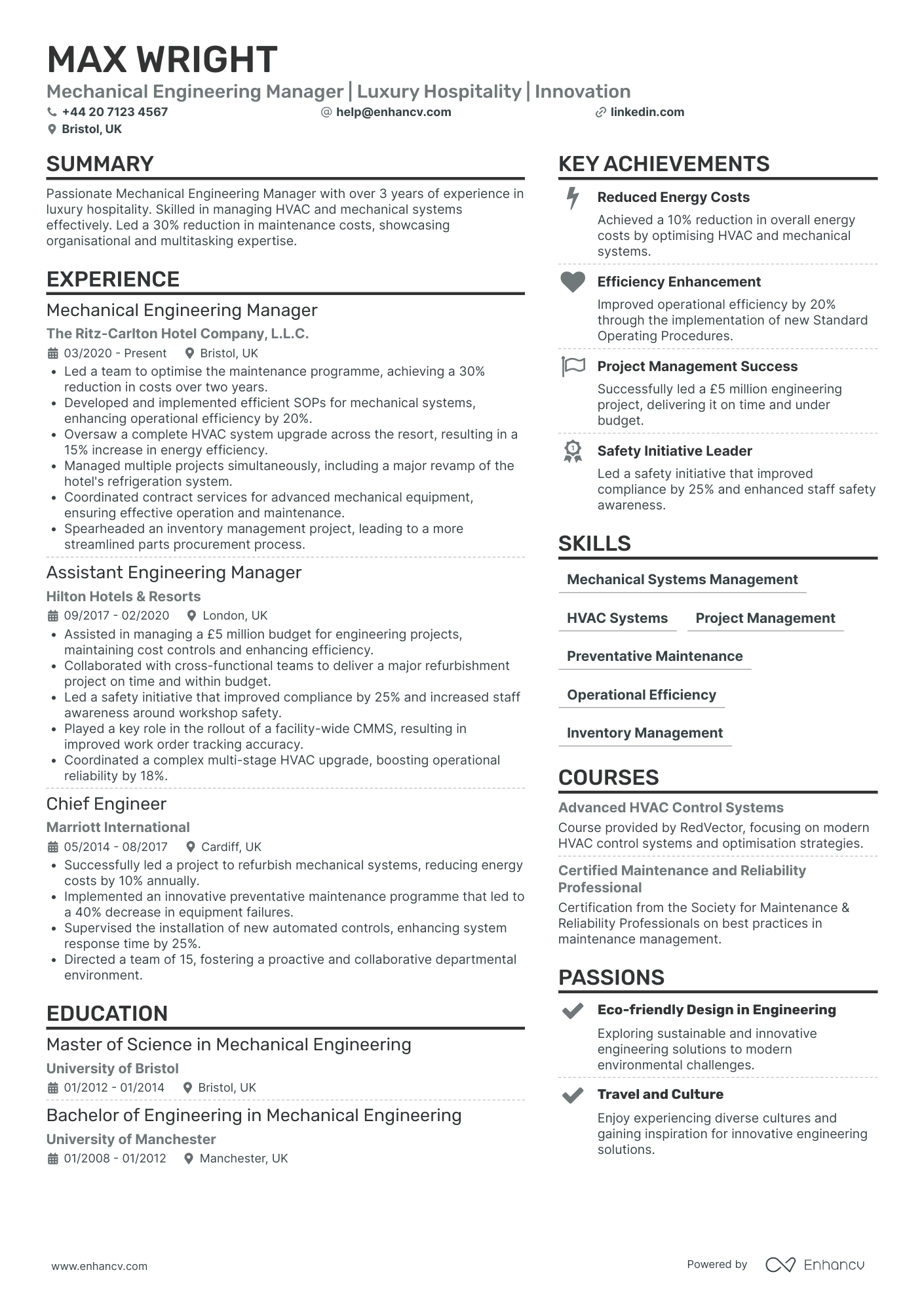 Engineering Manager CV Examples & Guide for 2026
