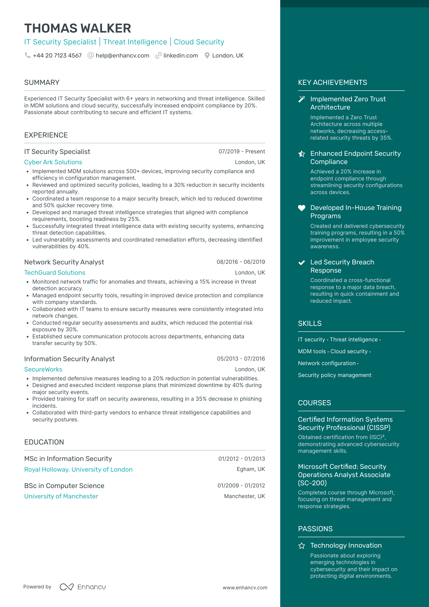 IT CV Examples & Guide for 2026