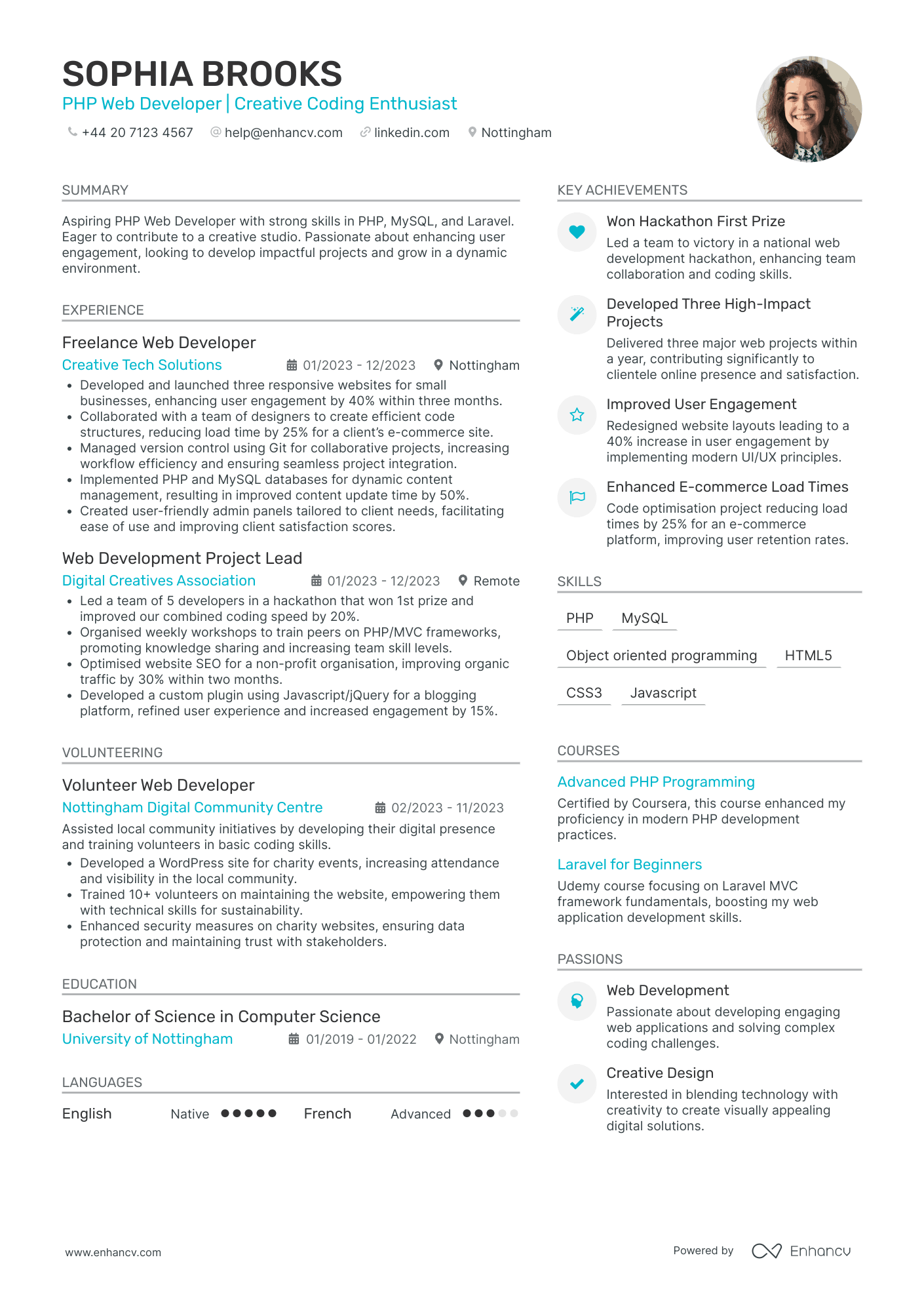 Junior Web Developer CV Examples & Guide for 2026