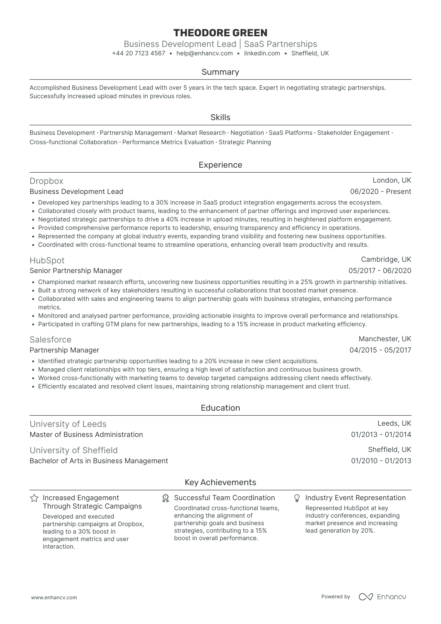 Executive CV Examples & Guide for 2026