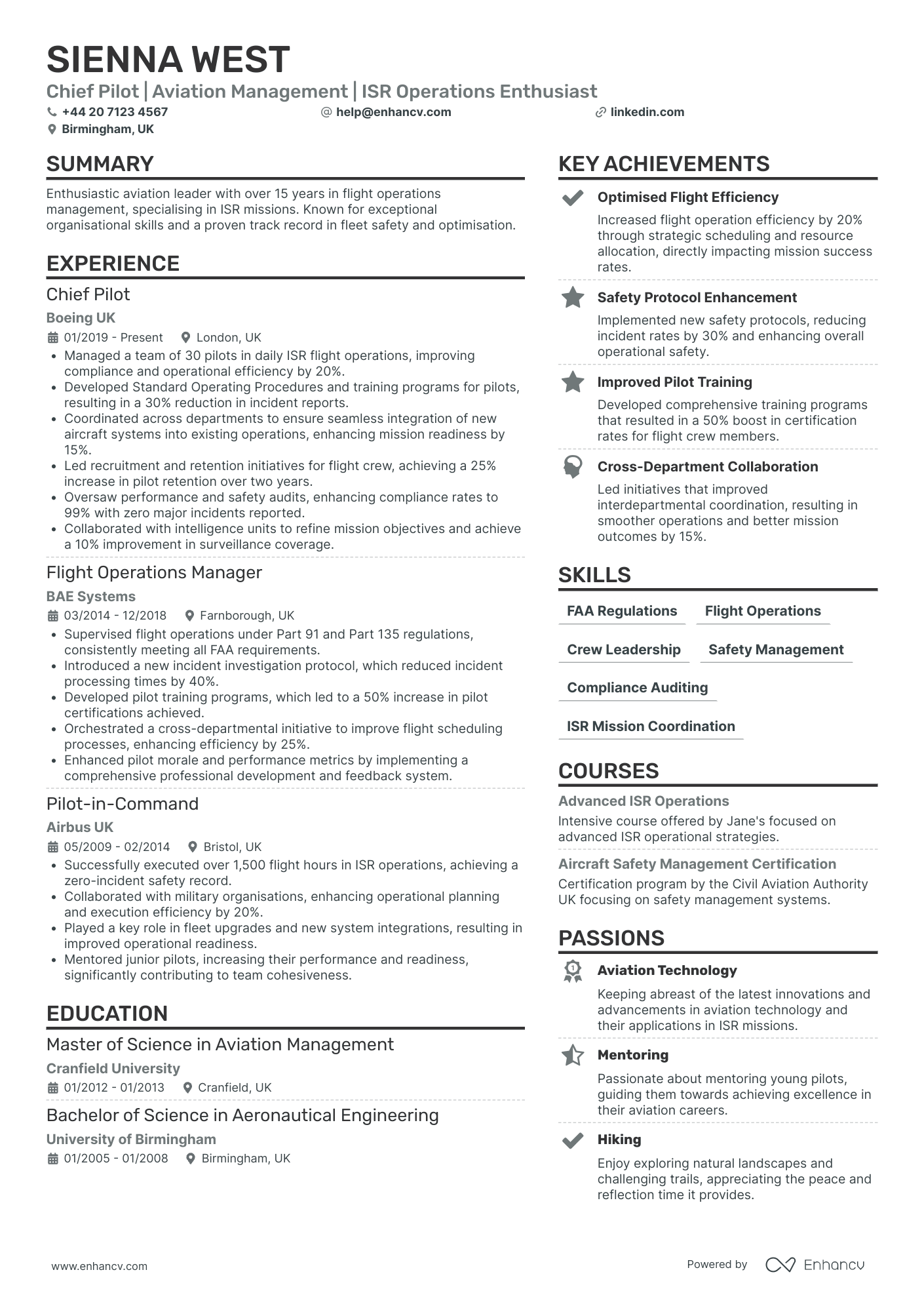 Airline Pilot CV Examples & Guide for 2026