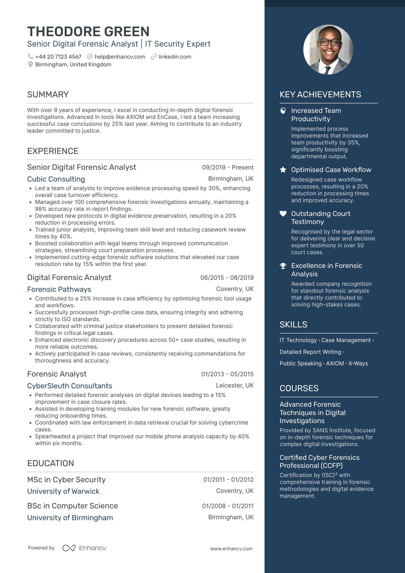 Cyber Security Analyst CV Examples & Guide for 2026