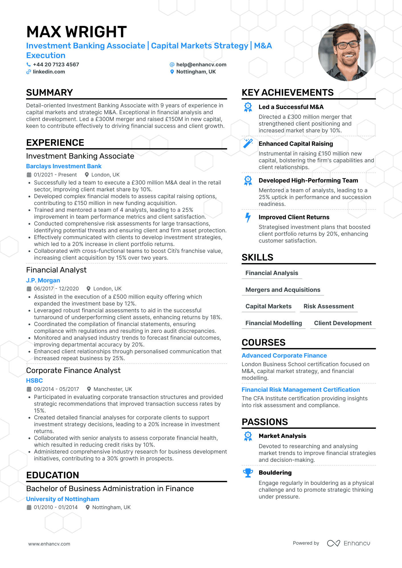 Investment Banking CV Examples & Guide for 2026