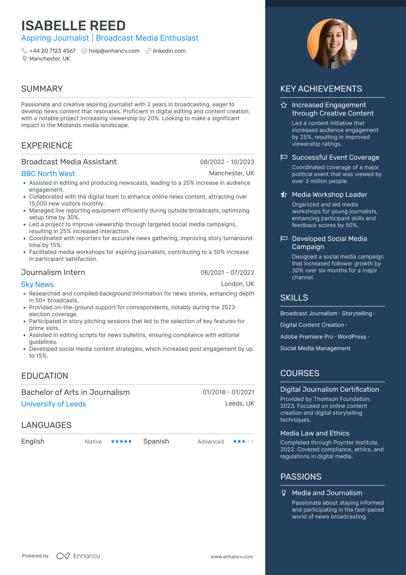 Journalist CV Examples & Guide for 2026