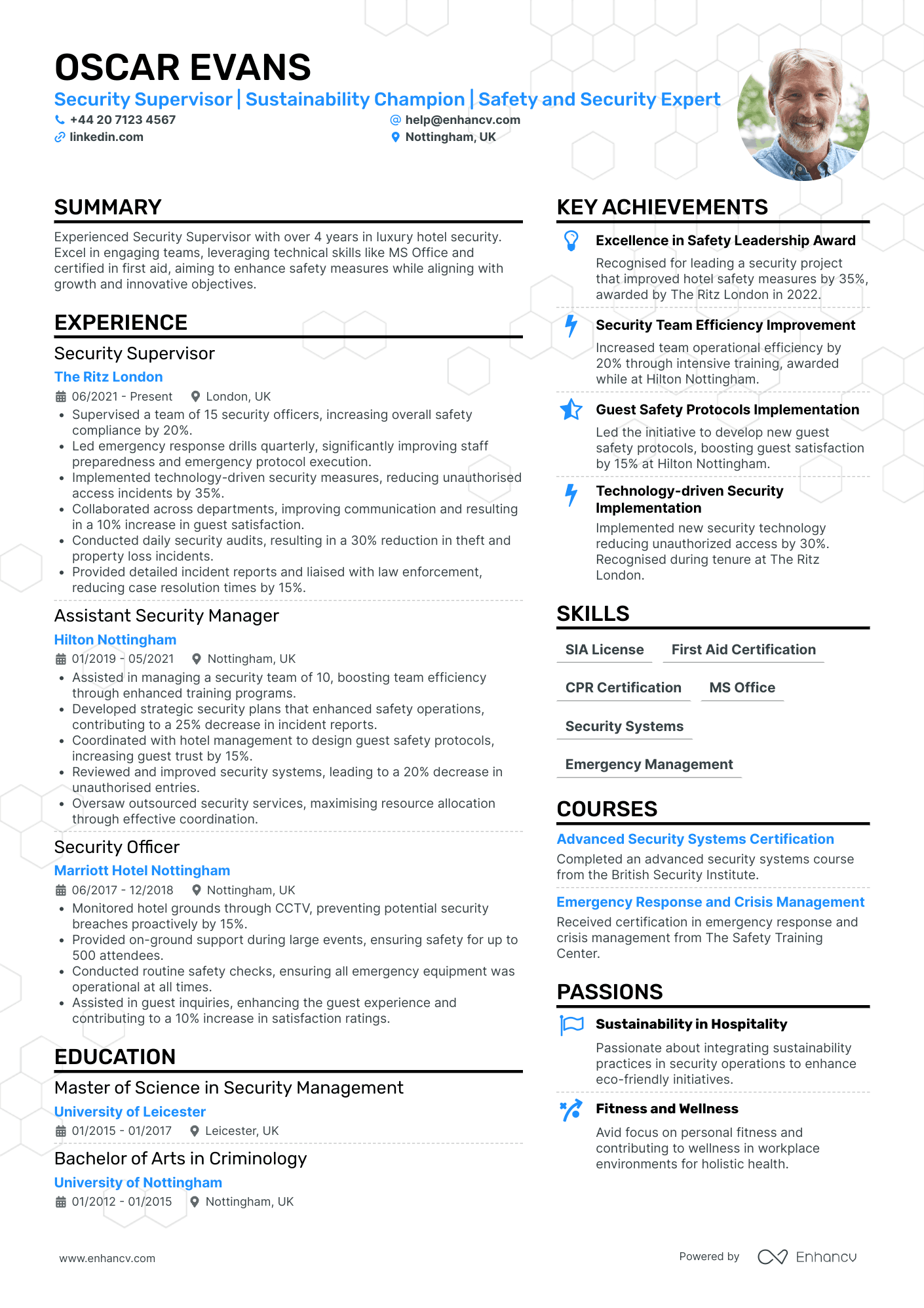 Security Guard CV Examples & Guide for 2026