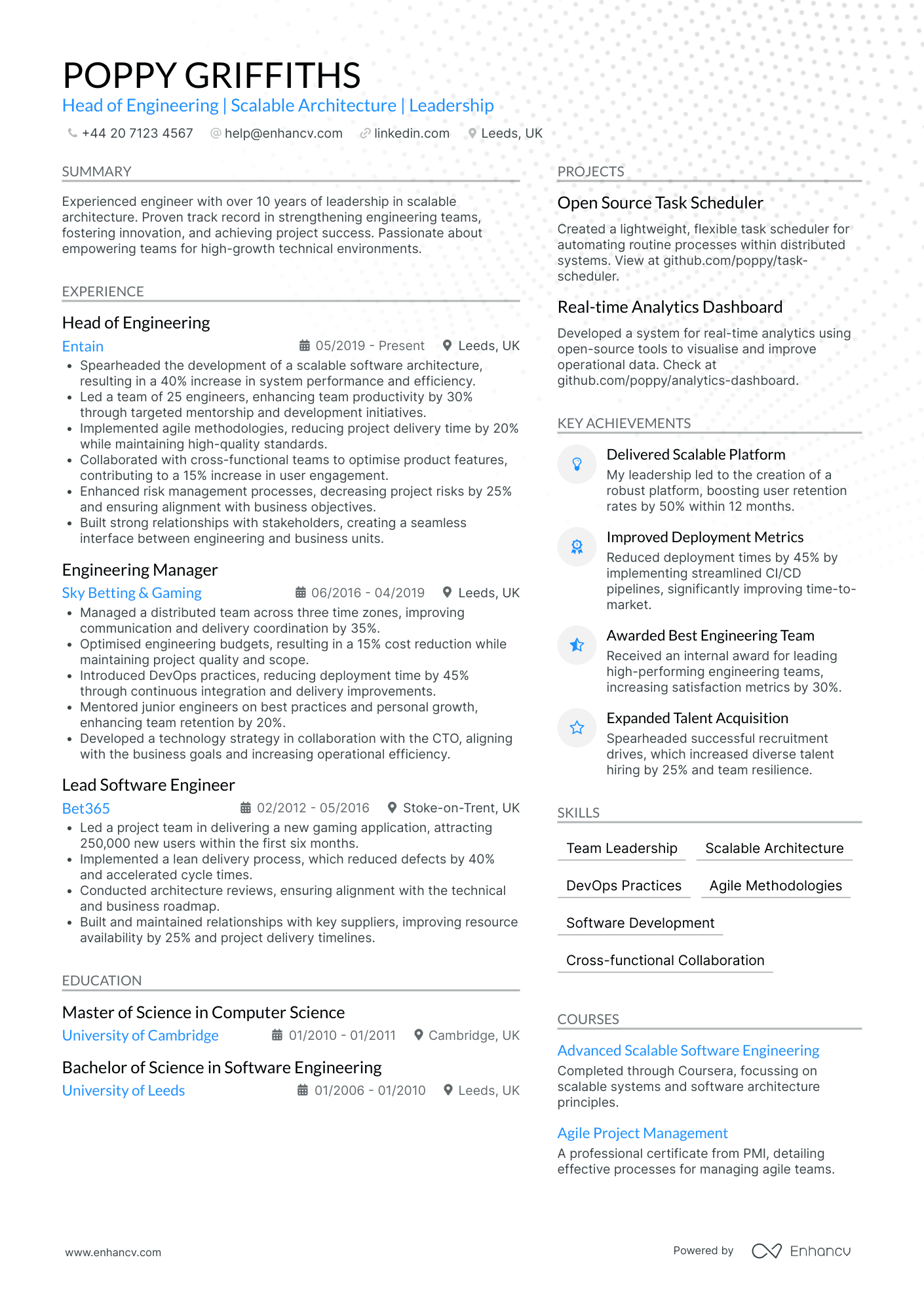 Devops Engineer CV Examples & Guide for 2026