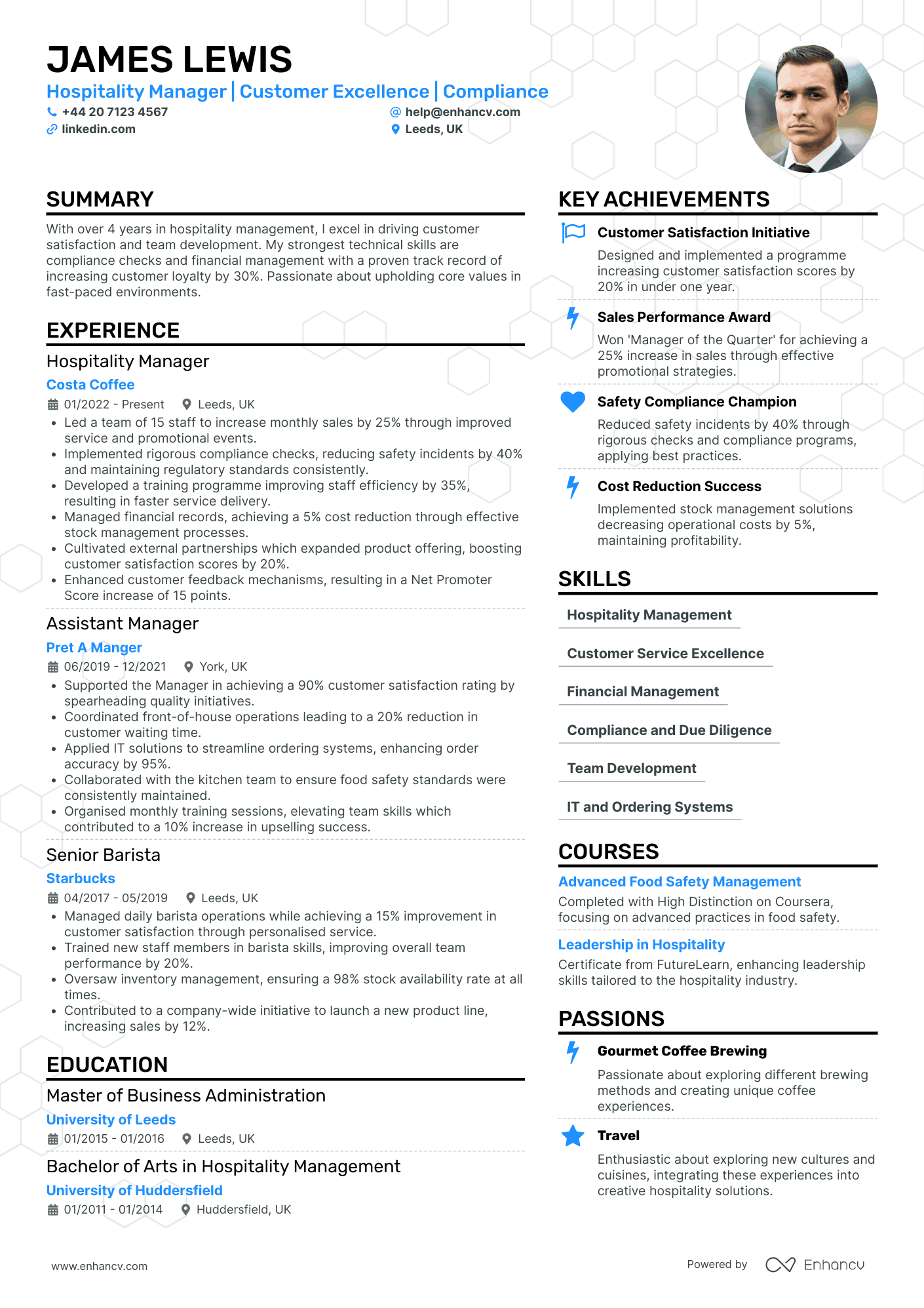 Coffee Shop CV Examples & Guide for 2026