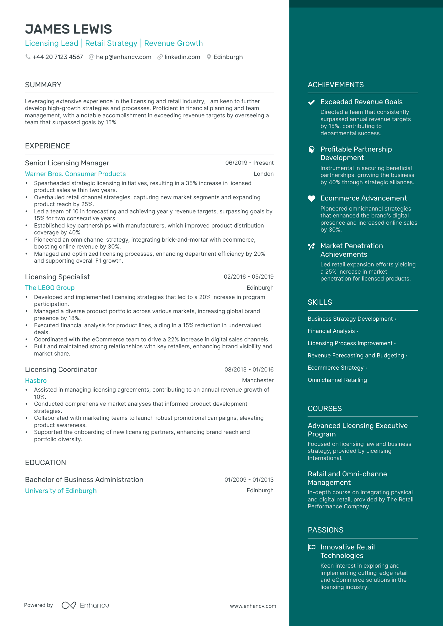 Retail CV Examples & Guide for 2025