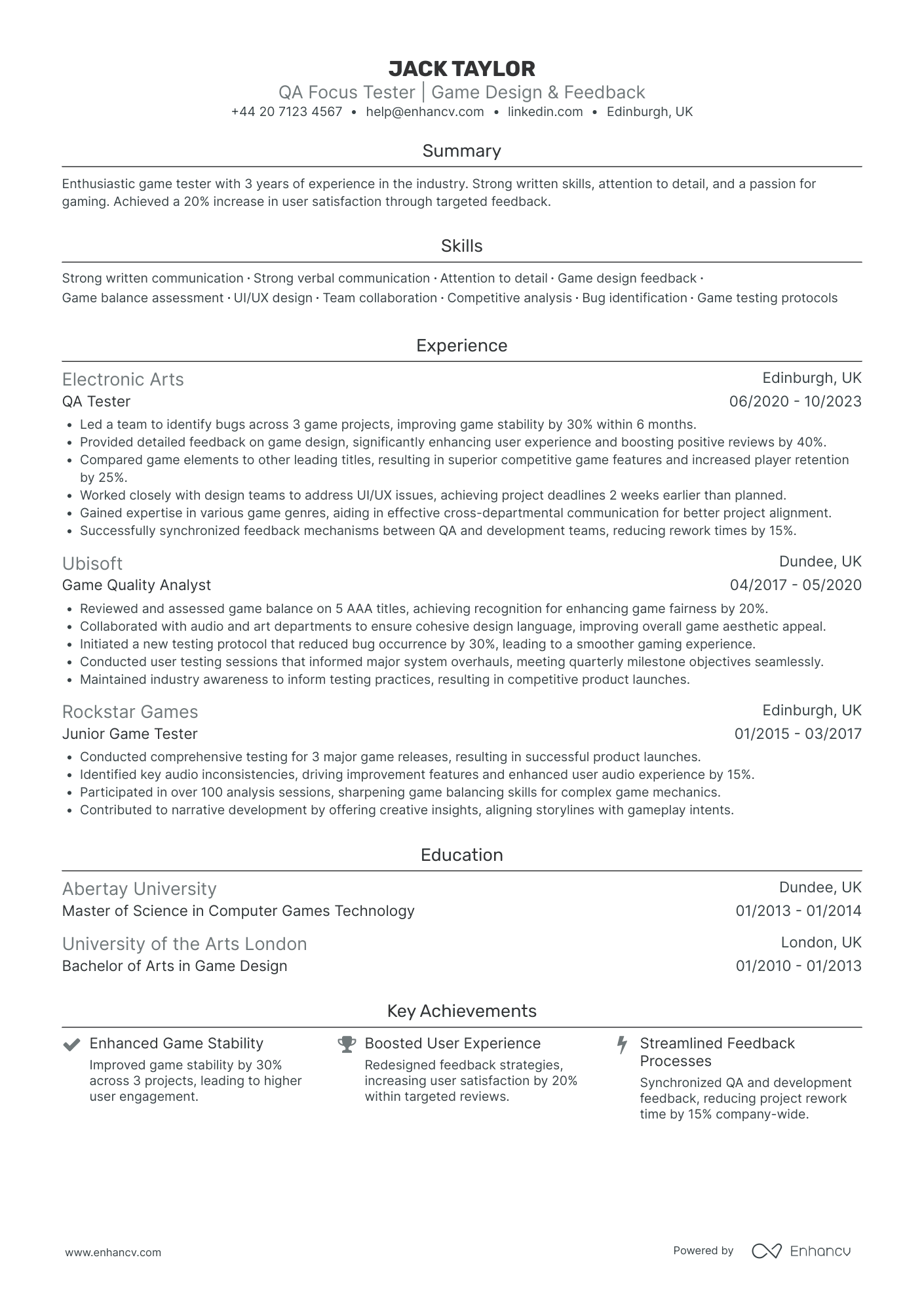 Manual Tester CV Examples & Guide for 2025
