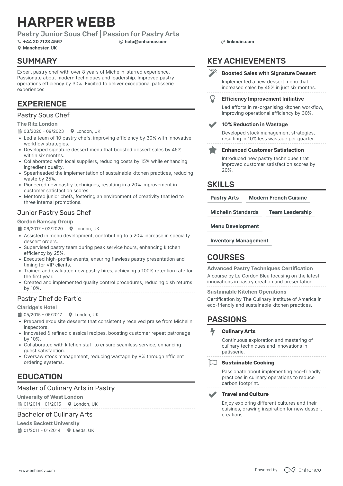 Baker CV Examples & Guide for 2026