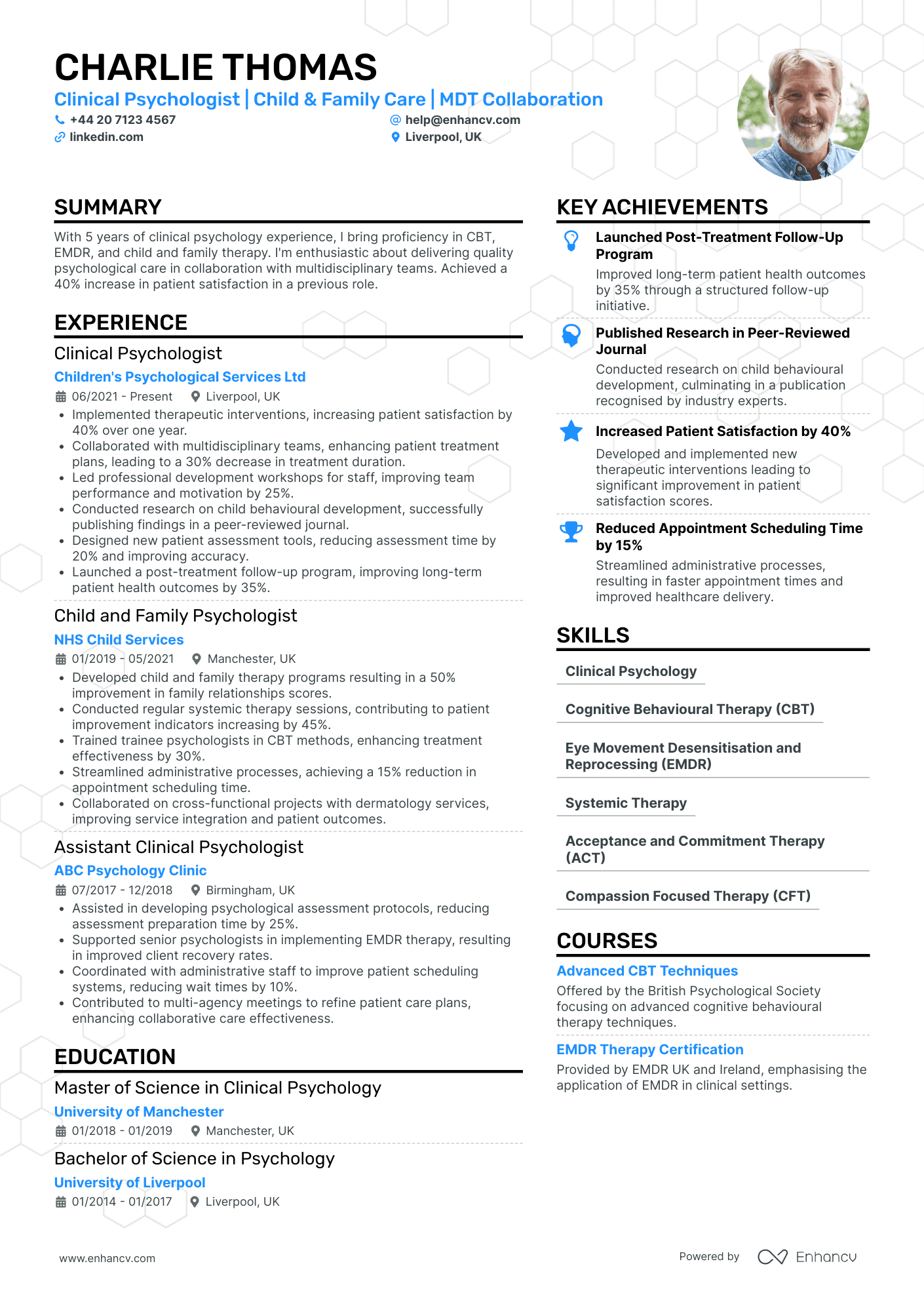 Psychologist CV Examples & Guide for 2026