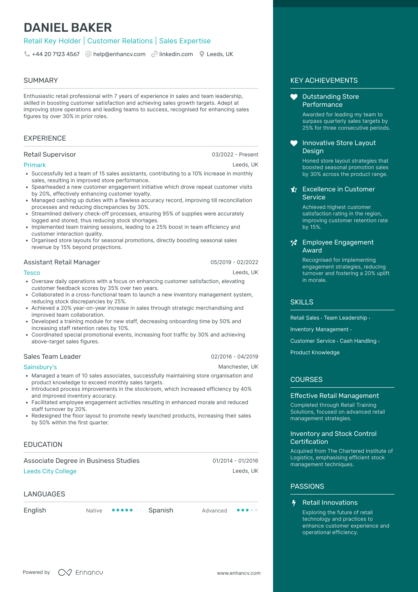 Sales Assistant CV Examples & Guide for 2026