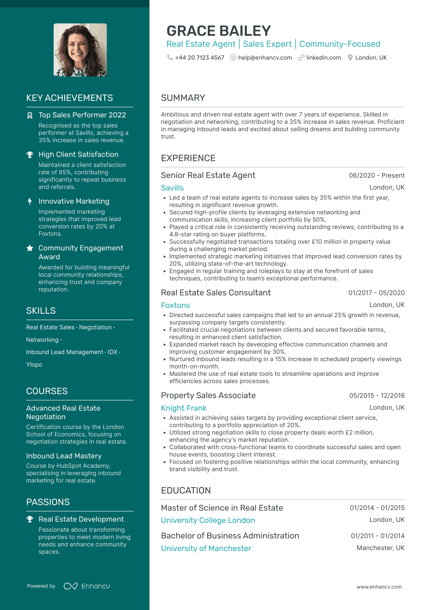 Real Estate Agent CV Examples & Guide for 2026