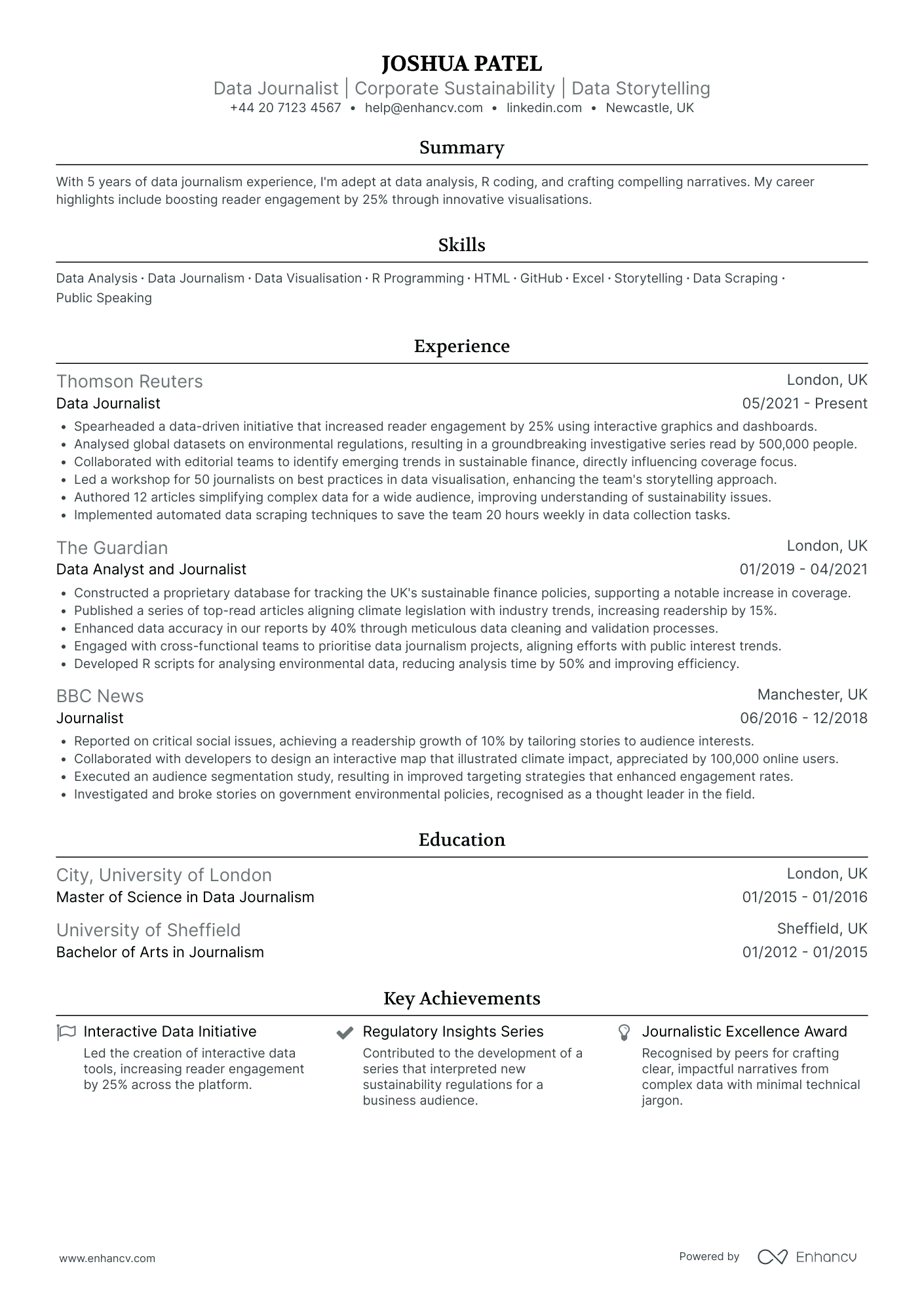 Journalist CV Examples & Guide for 2026