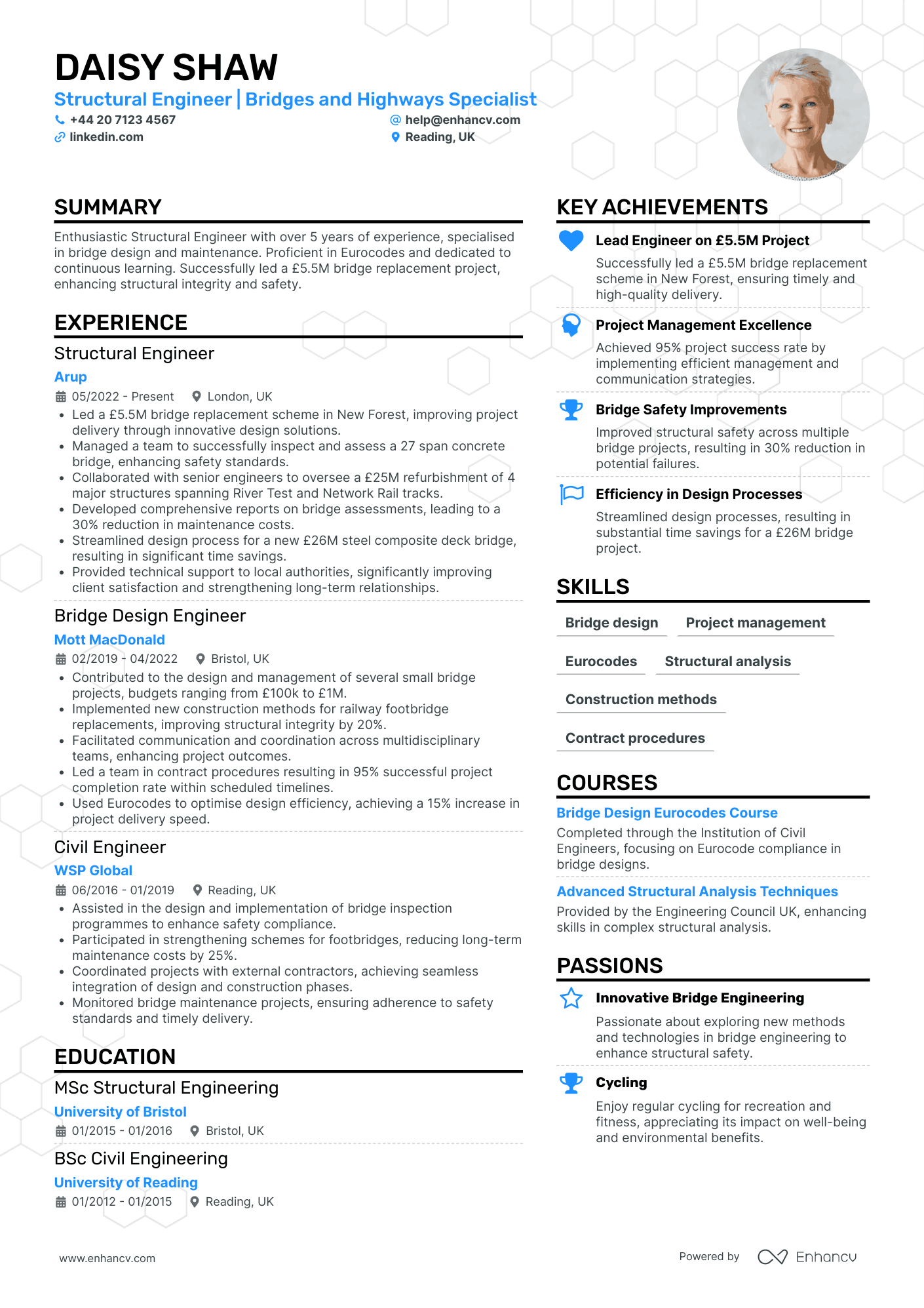 Structural Engineer CV Examples & Guide for 2026