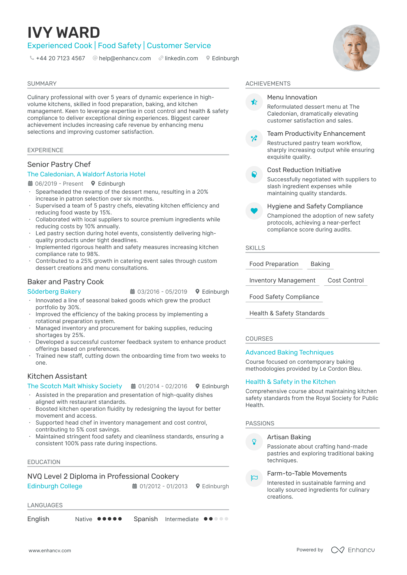 Baker CV Examples & Guide for 2025
