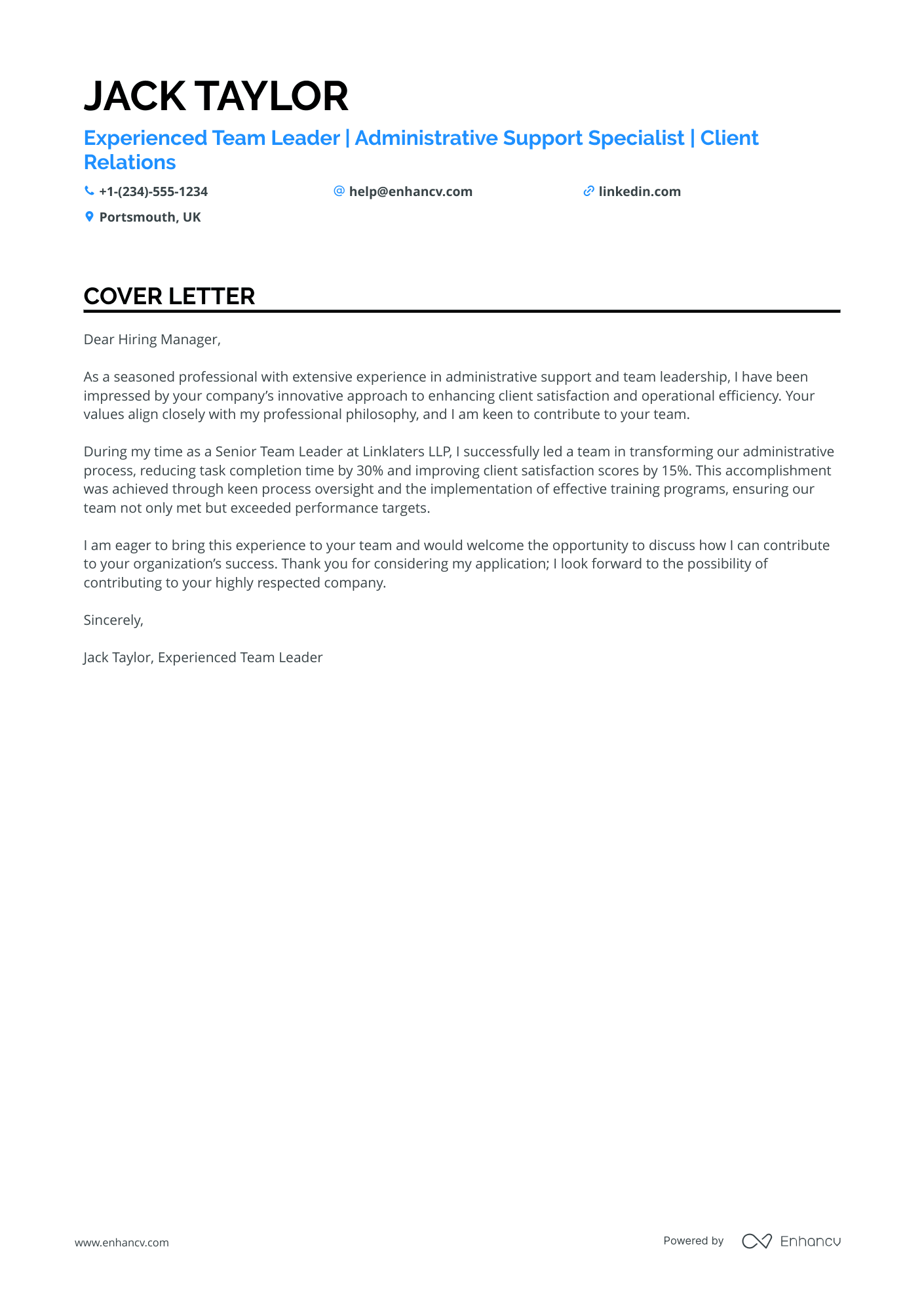 Acting Cover Letter Examples & Guide for 2026