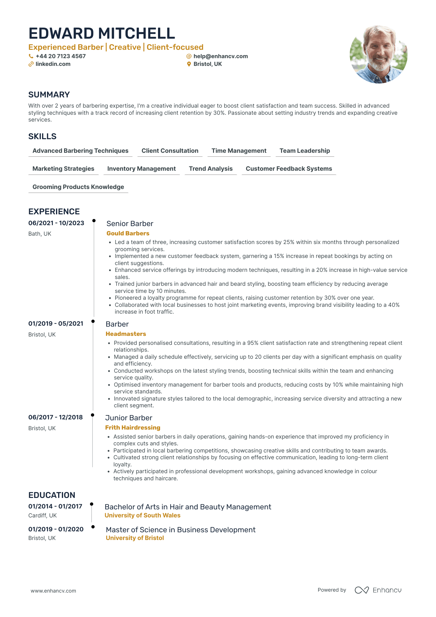 Hairdresser CV Examples & Guide for 2026