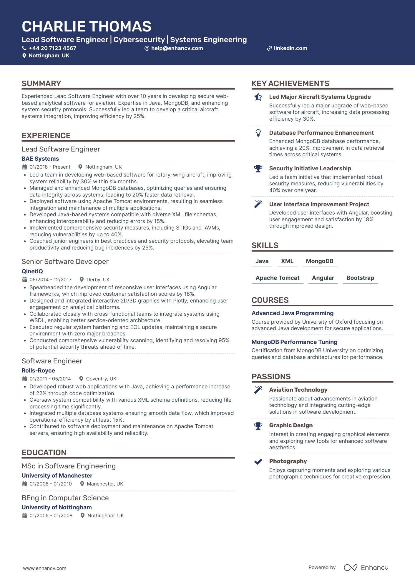 Contractor CV Examples & Guide for 2026