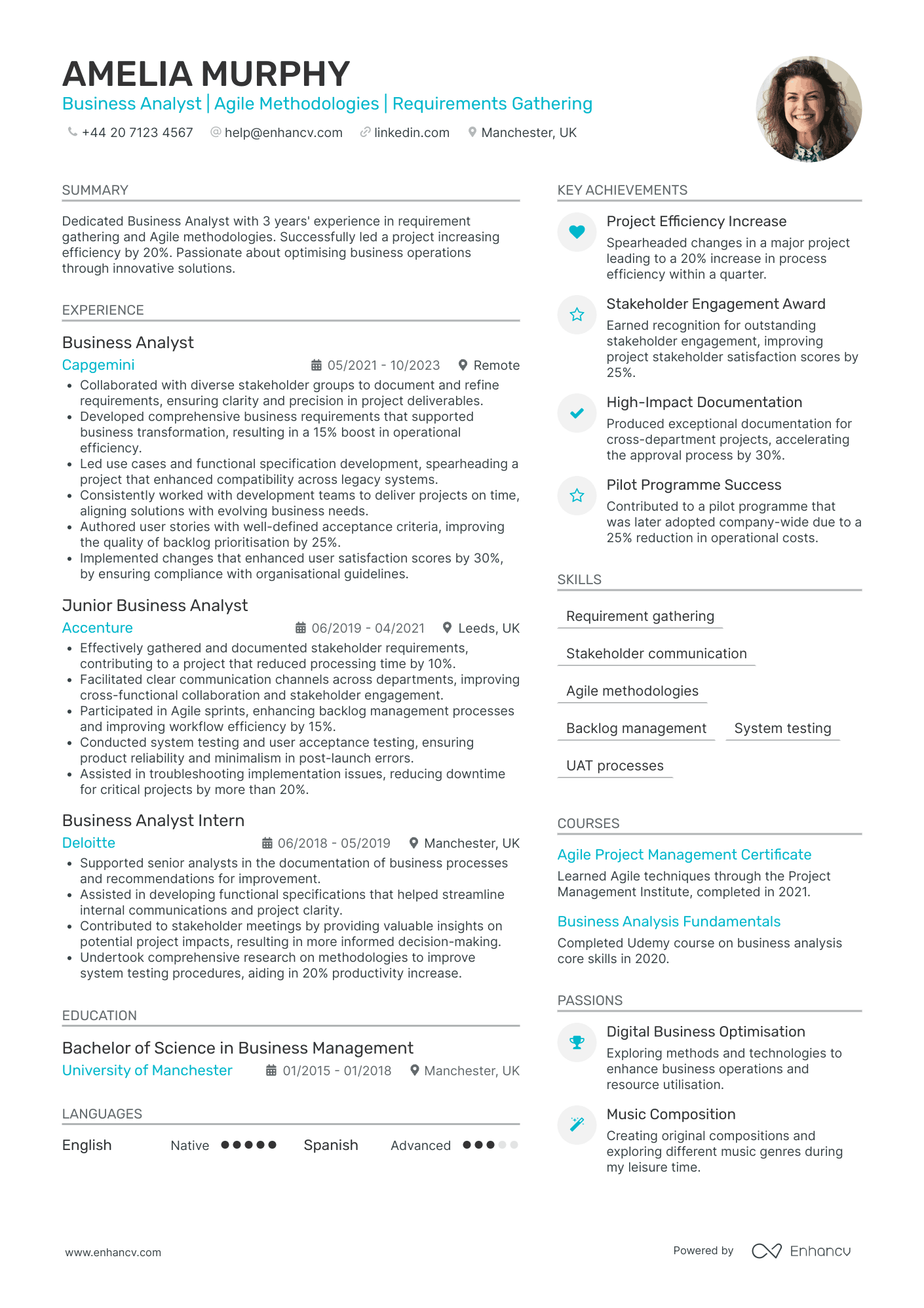 Junior Business Analyst CV Examples & Guide for 2026