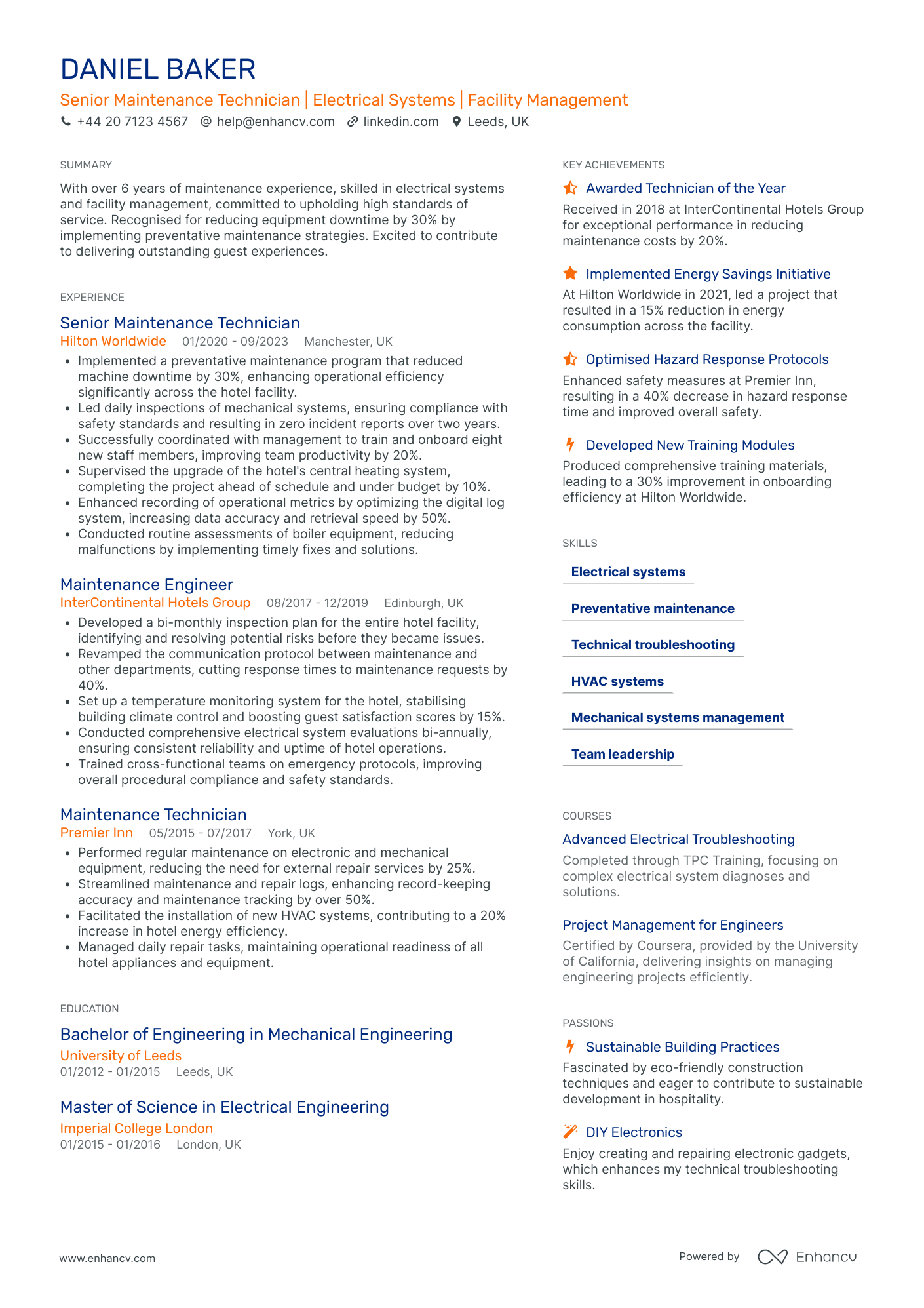 Mechanic CV Examples & Guide for 2026