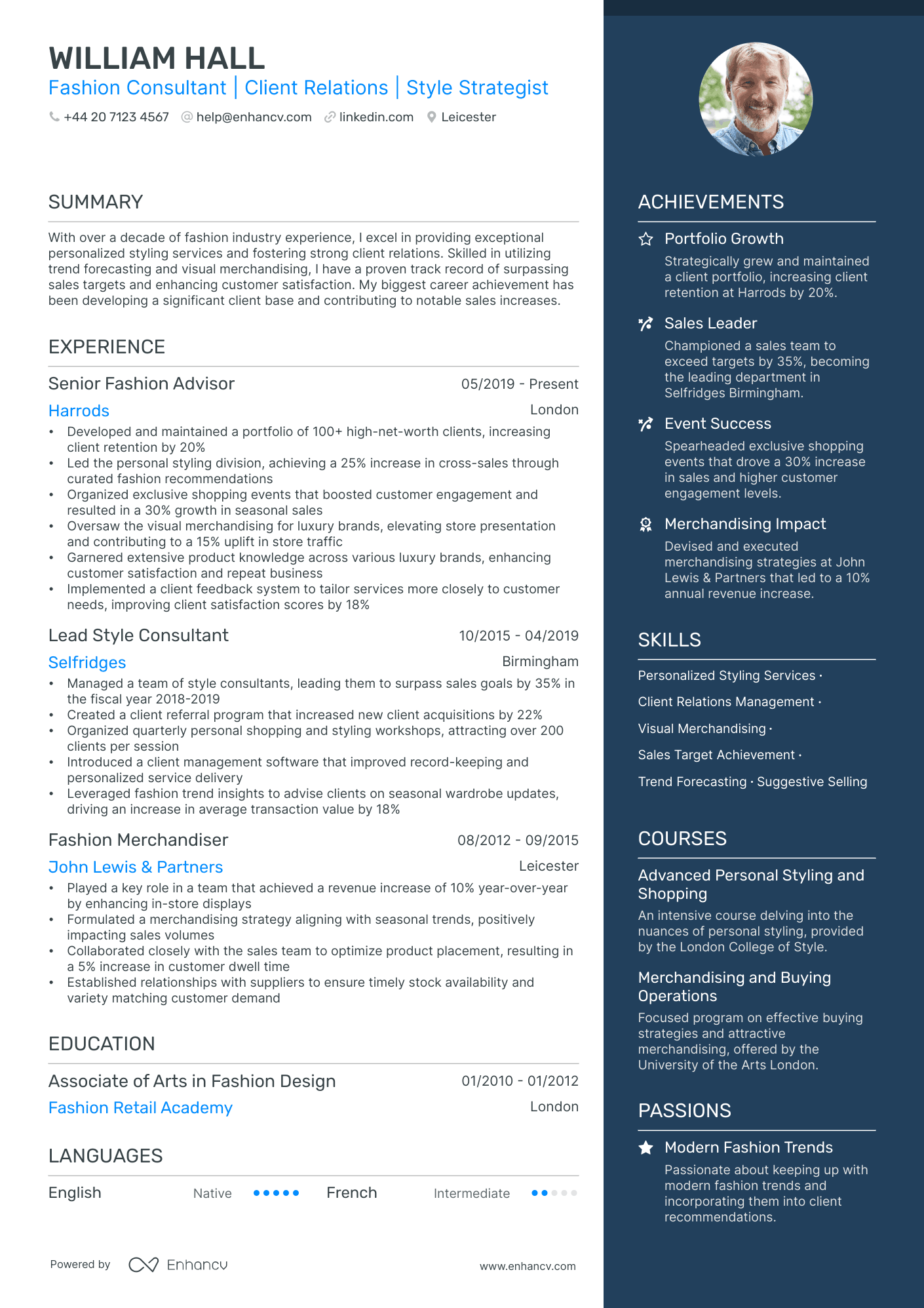 Fashion Stylist CV Examples & Guide for 2025