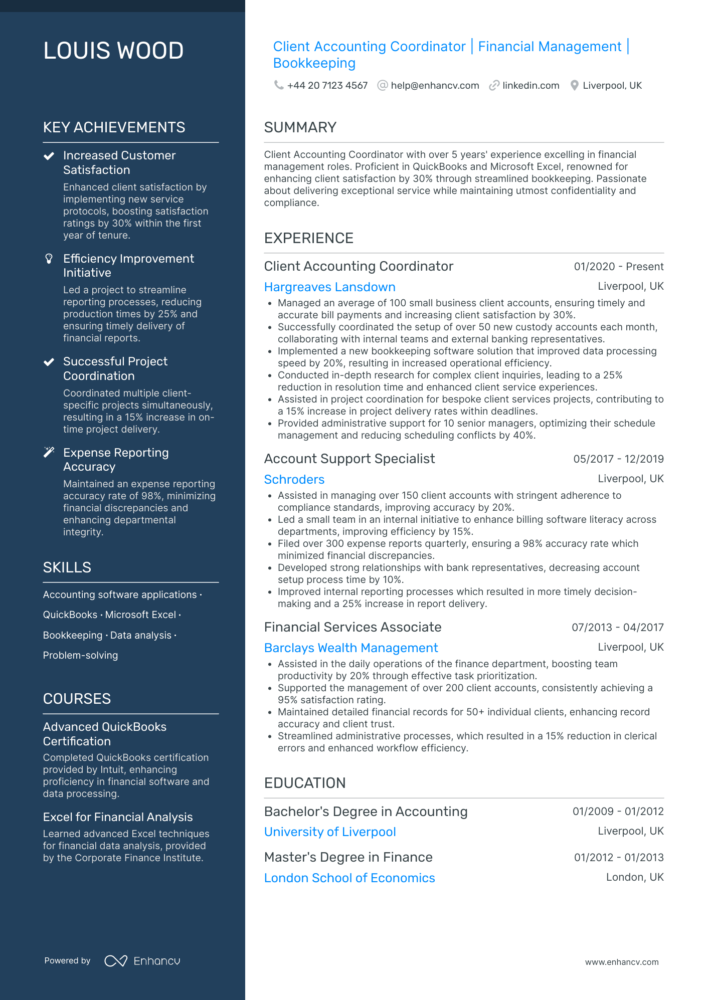 Accounting CV Examples & Guide for 2026