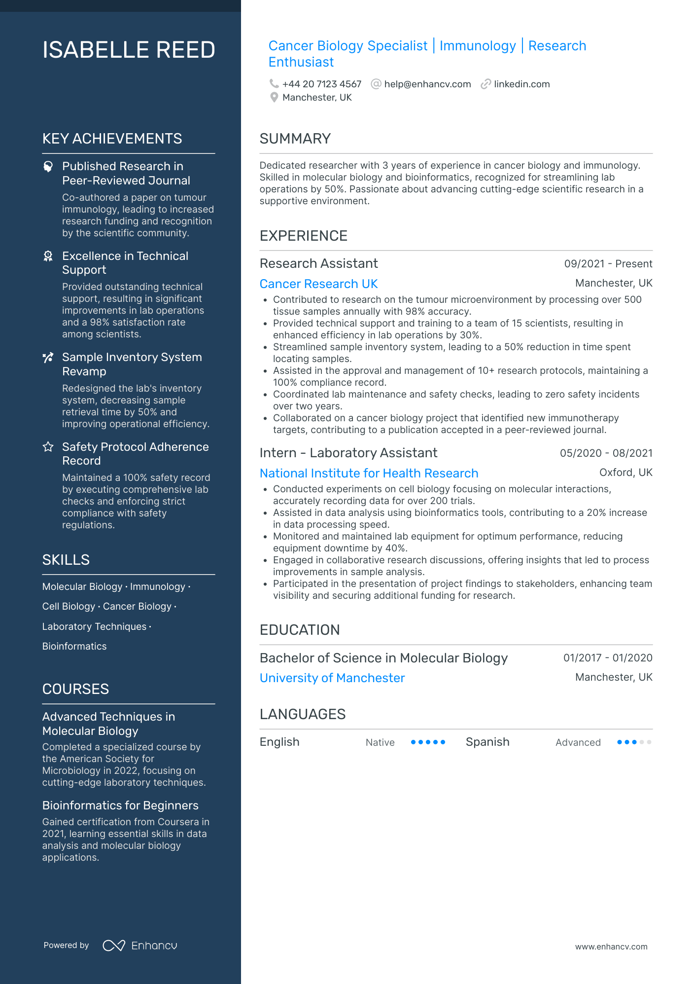 Lab Assistant CV Examples & Guide for 2026
