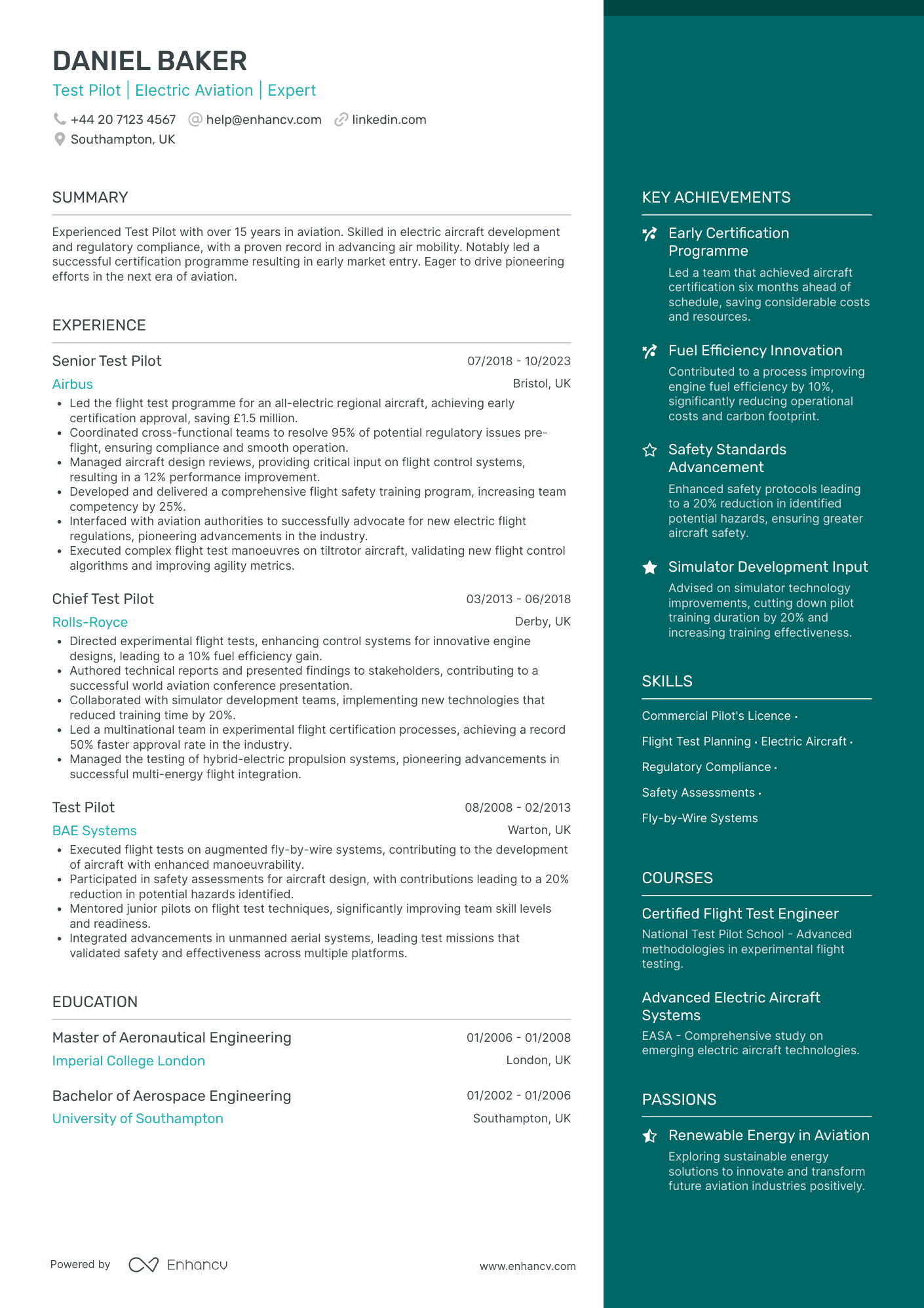 Pilot CV Examples & Guide for 2026